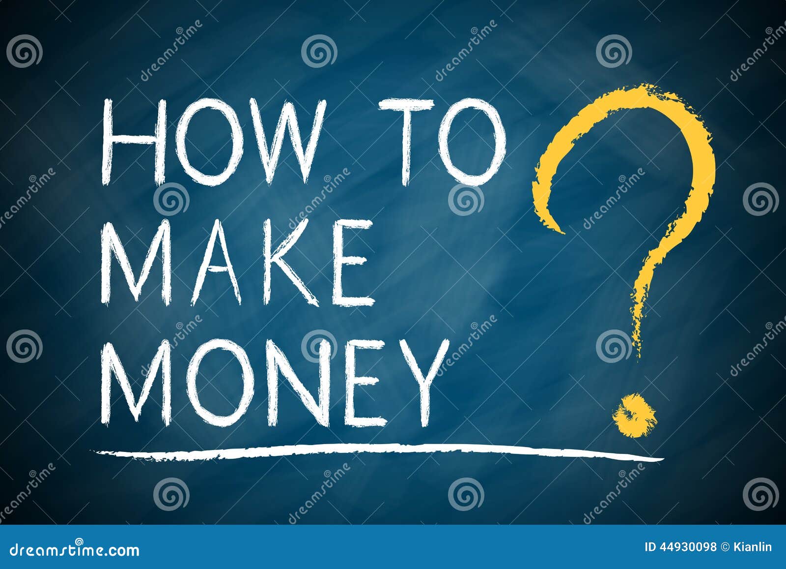 Hoe te om Geld te maken? stock illustratie. Illustration of maak - 44930098