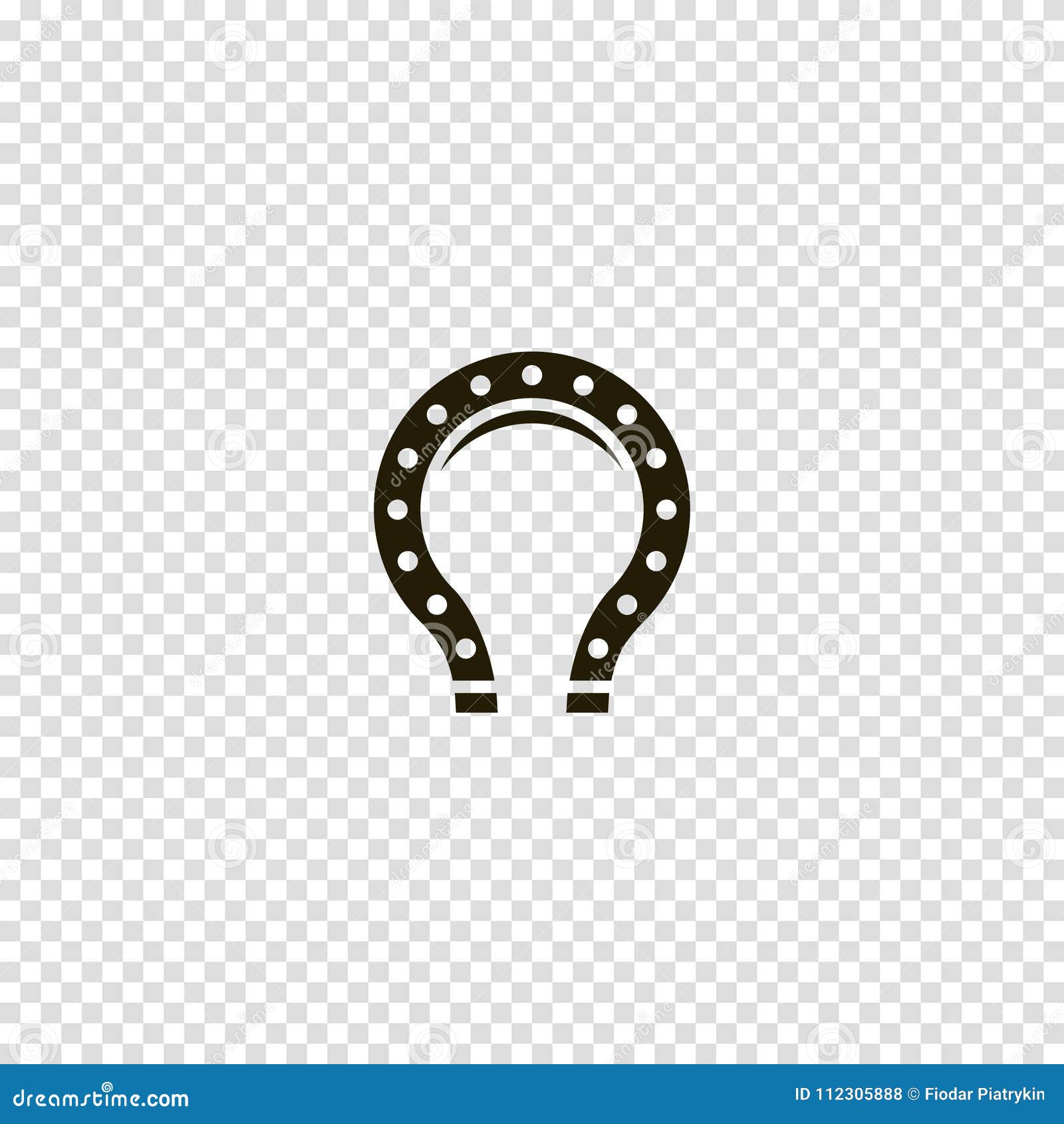 Hoefijzer vectorpictogram vector illustratie. Illustration of vorm ...