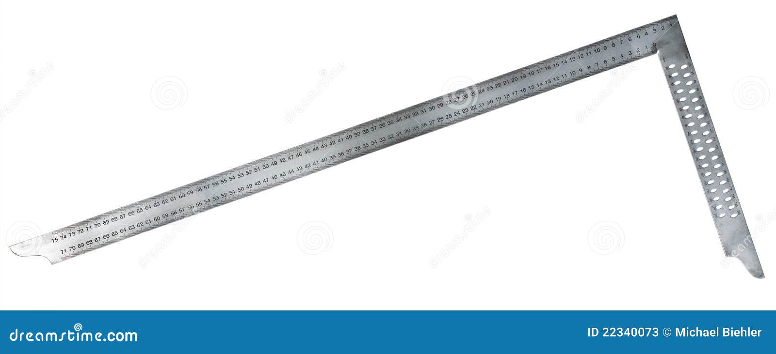 Hoekijzer stock afbeelding. Image of niemand, steun, meting - 22340073