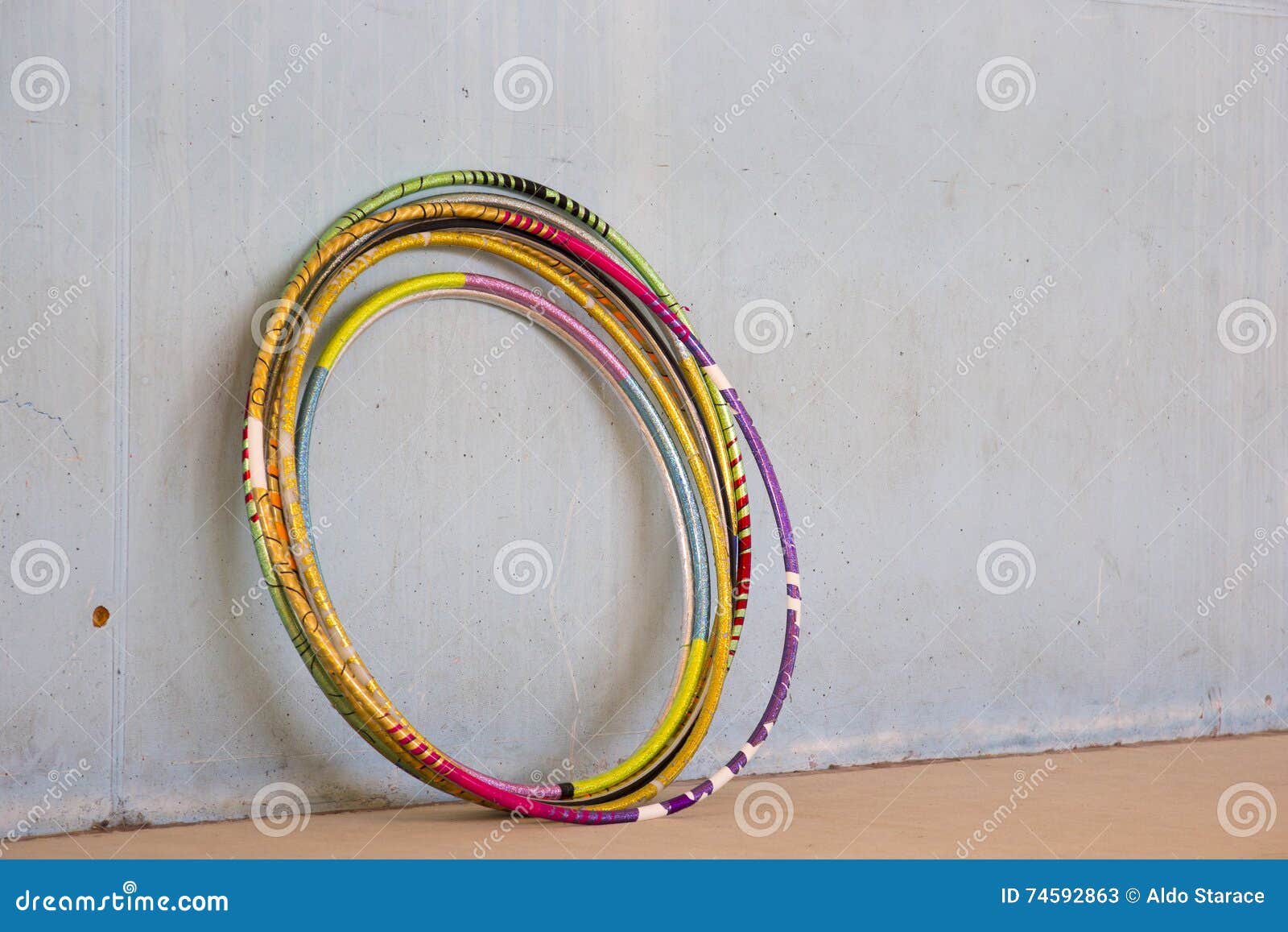 Hoepel, Ritmische Gymnastiek Stock Afbeelding - Image of sport, tiener ...