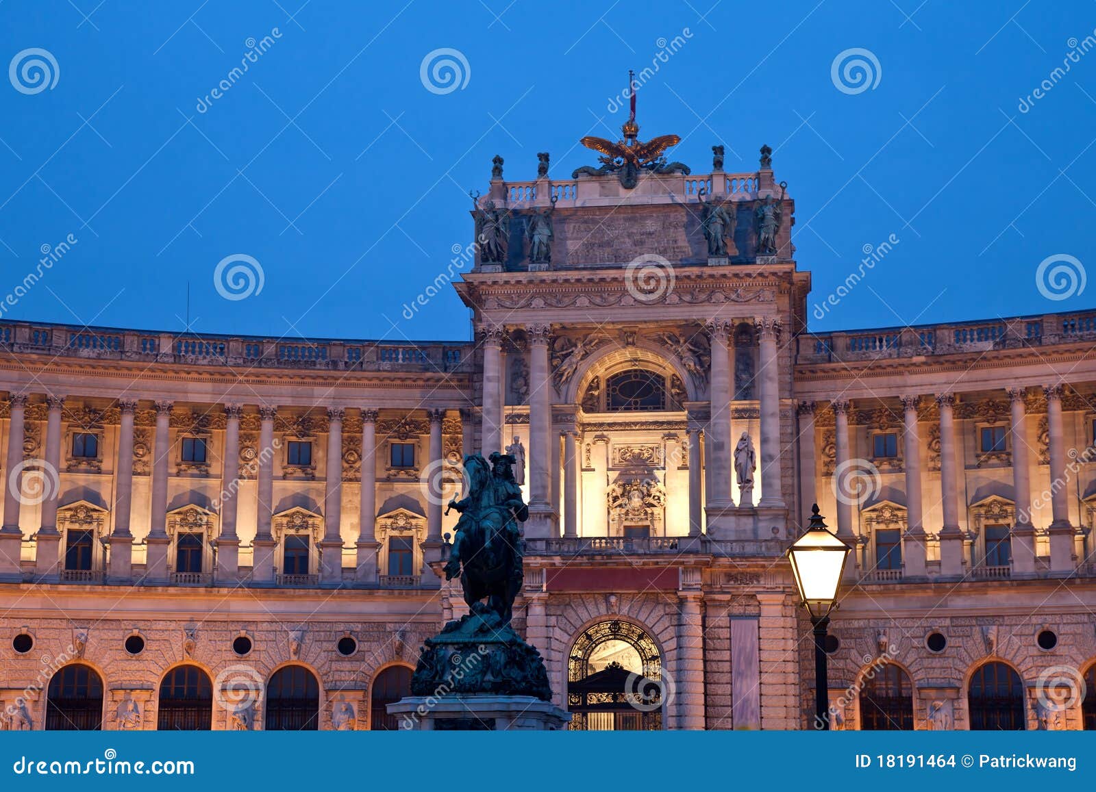 Hofburg Heldenplatz in Vienna Austria Stock Photo - Image of european ...