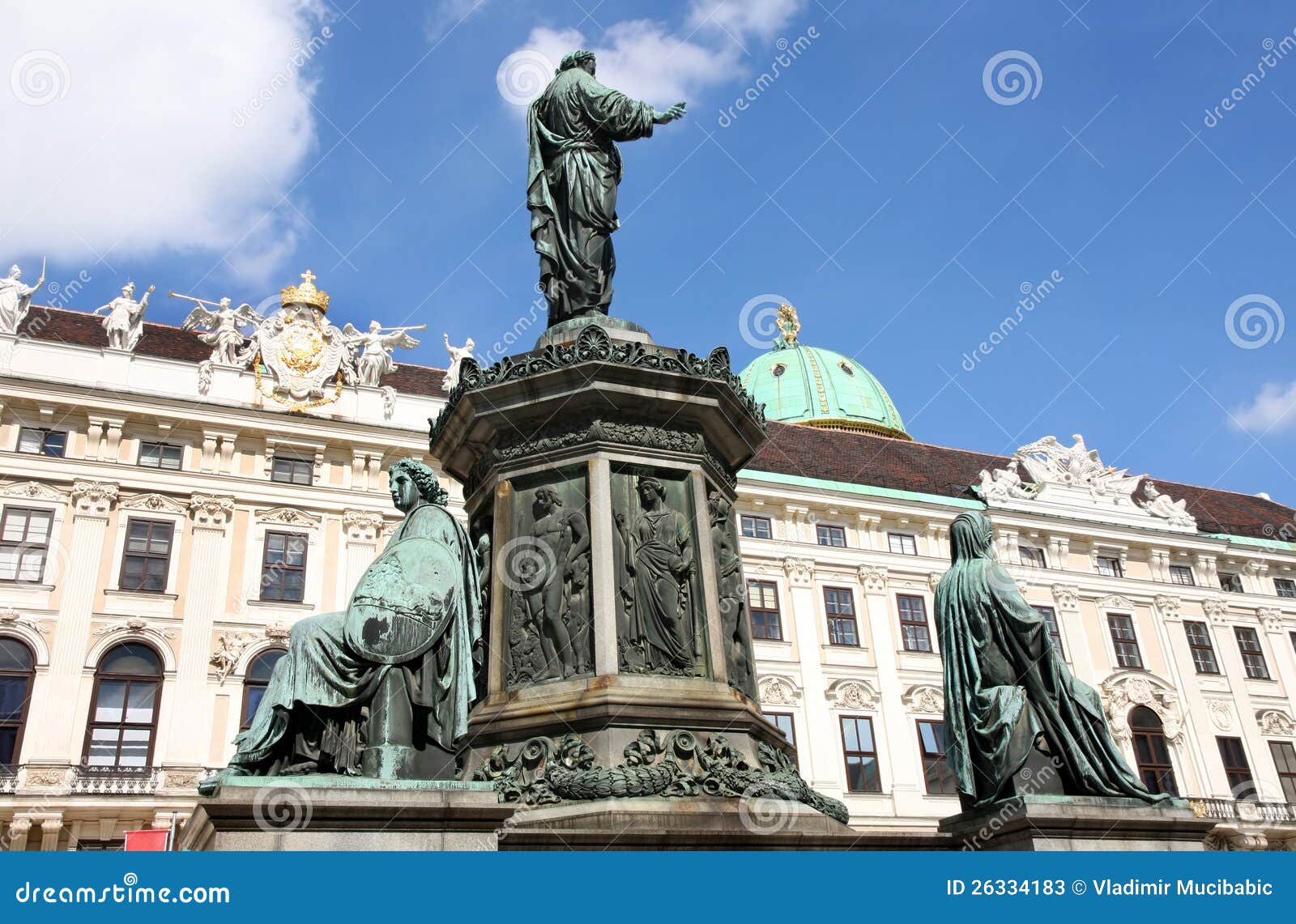 Hofburg Palace Courtyard, Vienna, Austria Stock Image - Image of ...