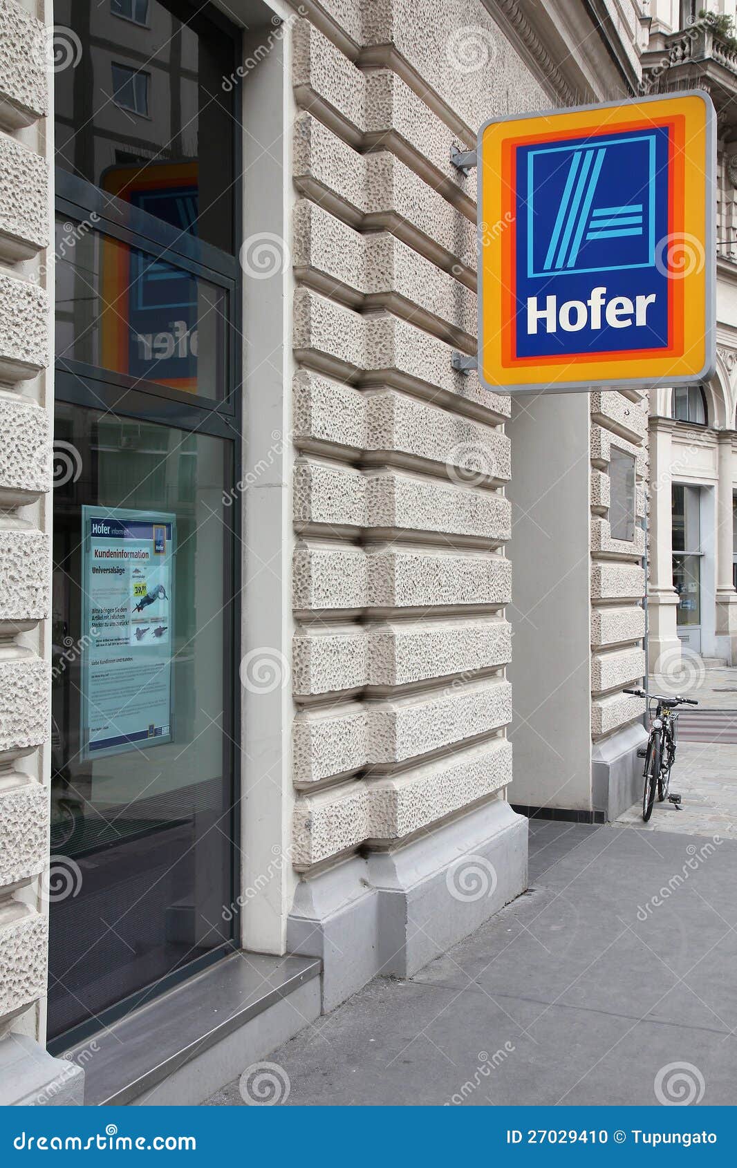 Hofer supermarket editorial image. Image of brand, business - 27029410