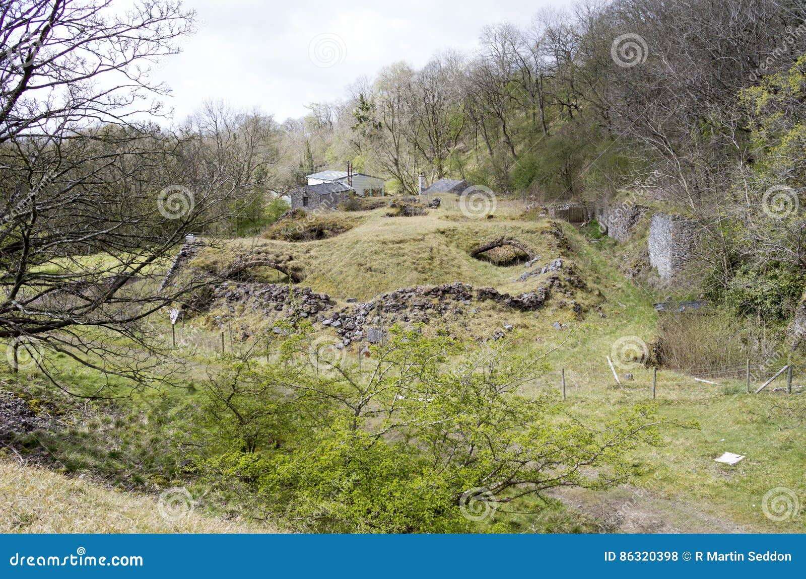Hoffmann Kiln at Mealbank Quarry, Ingleton. Stock Photo - Image of ...