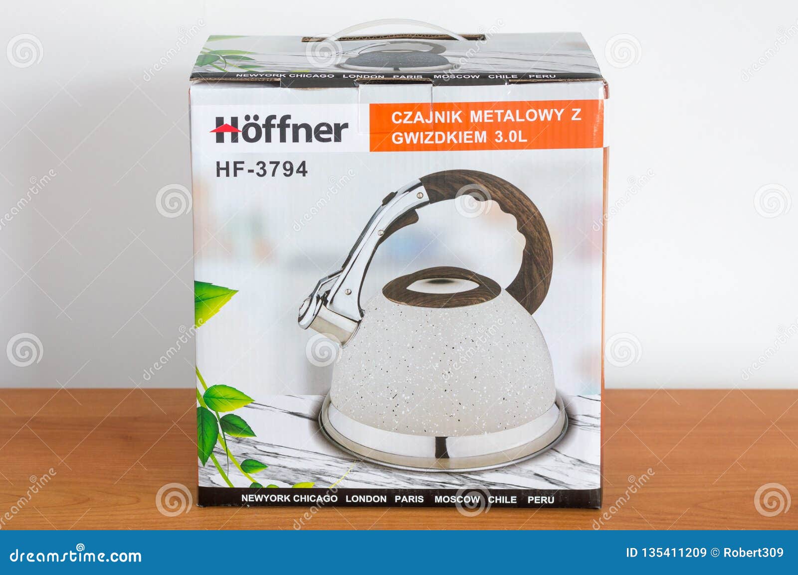 Hoffner Elegance Kettle in the Box Editorial Stock Image - Image of ...
