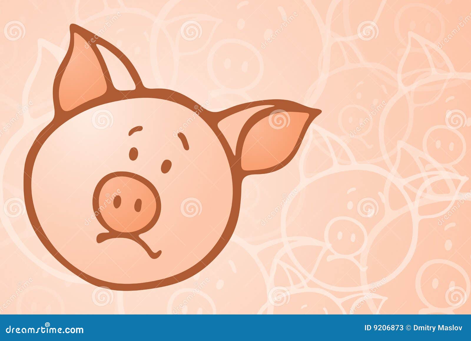 The Hog Cartoon Vector | CartoonDealer.com #9206873