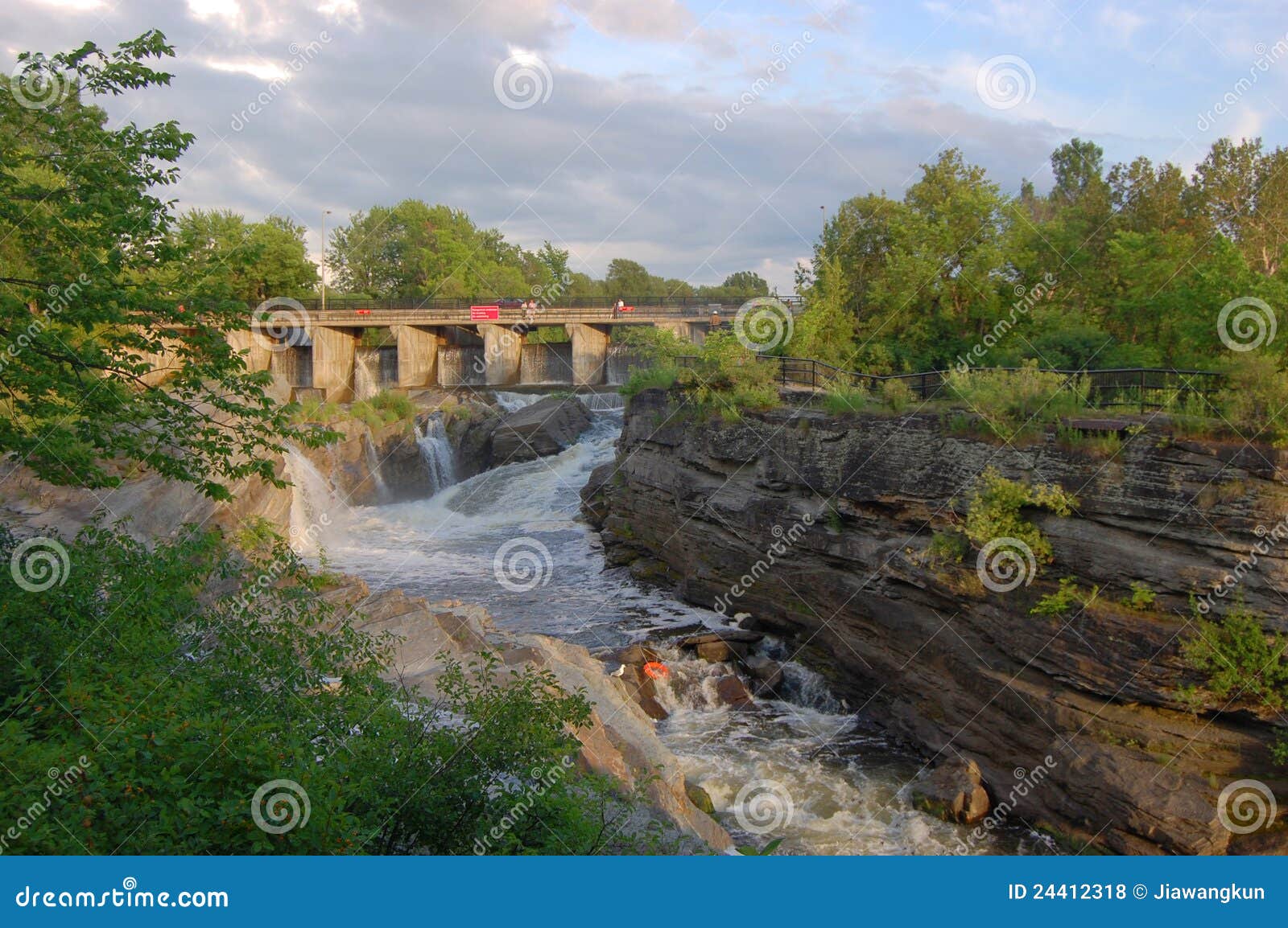 Hog s Back Falls in Ottawa stock photo. Image of history - 24412318