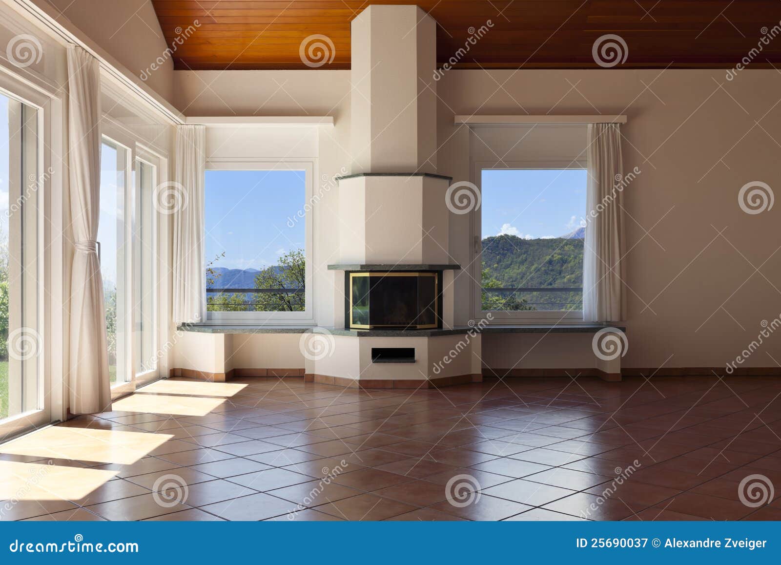 Hogar interior imagen de archivo. Imagen de hermoso, suelo - 25690037