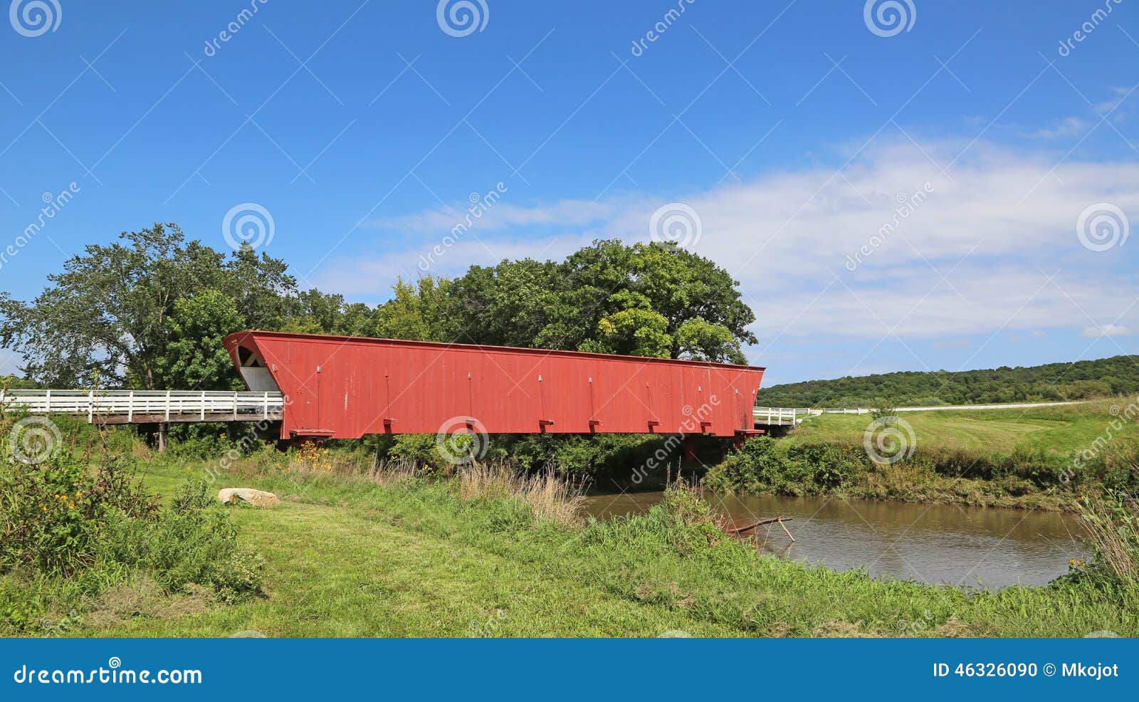 Hogback Bridge Over North River Stock Photo - Image of nature, iowa ...