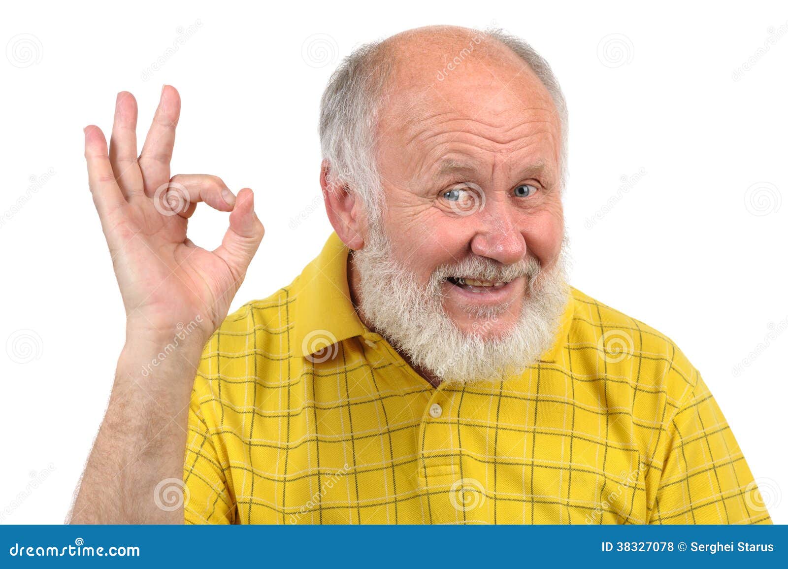 Hogere kale man gebaren stock foto. Image of kaal, haar - 38327078