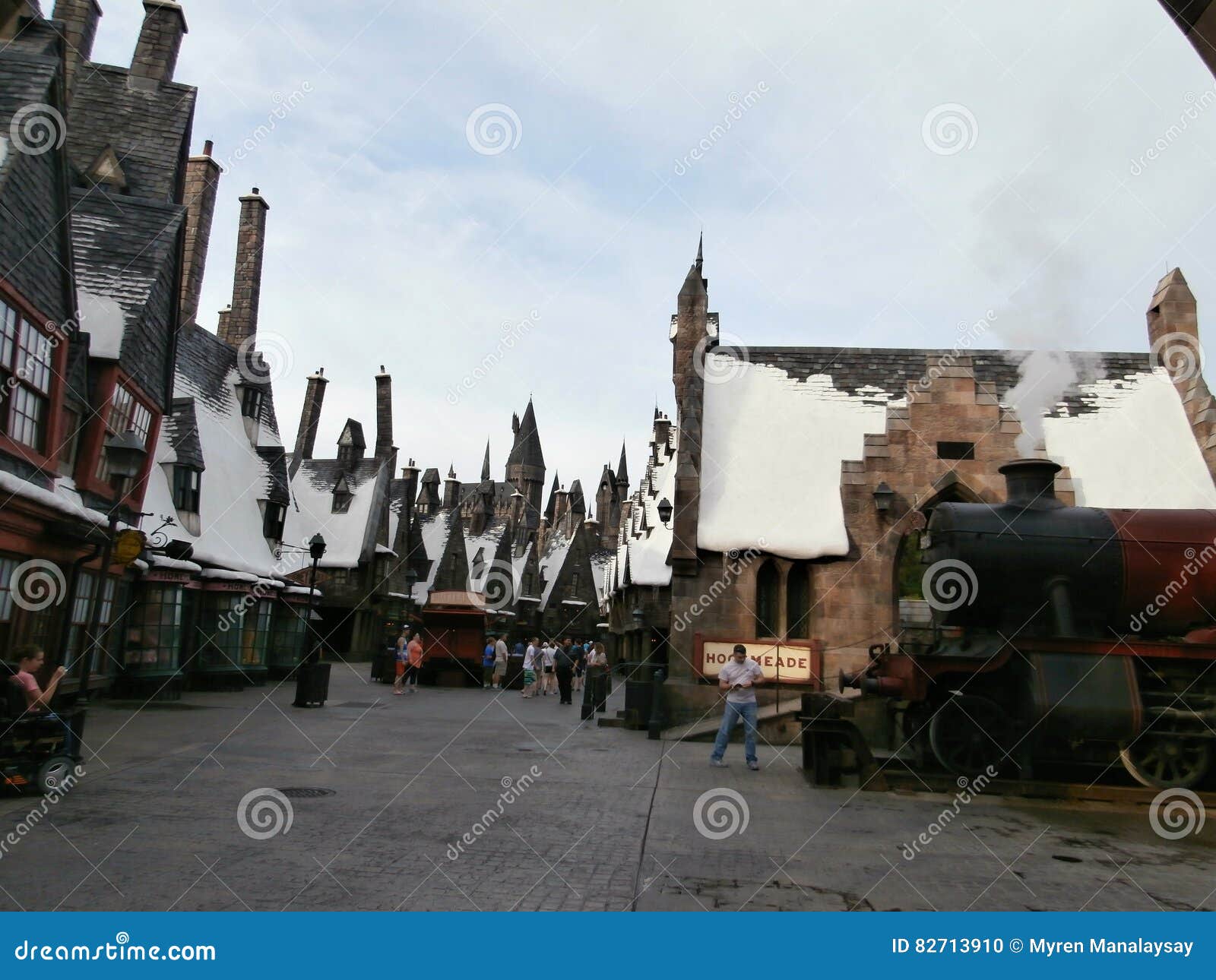 Hogsmeade imagen editorial. Imagen de recorrido, ciudad - 82713910