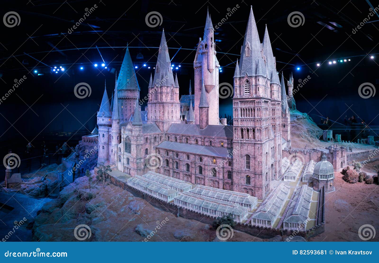 Hogwarts Castle model editorial photo. Image of rowling - 82593681