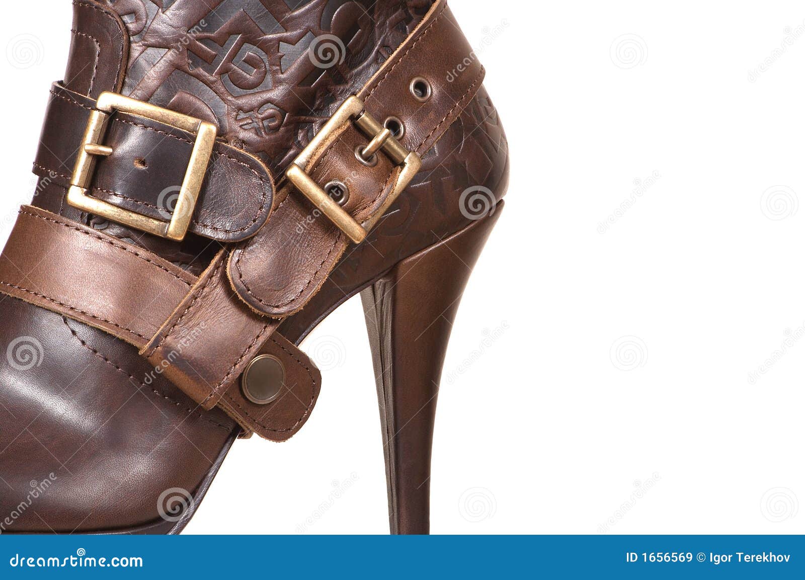 Hoher Absatz stockbild. Bild von sohlen, schnallen, leuchte - 1656569