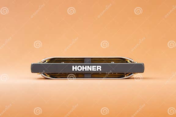 Hohner Rocket Professional Diatonic Harmonica with Its Lower Part in ...