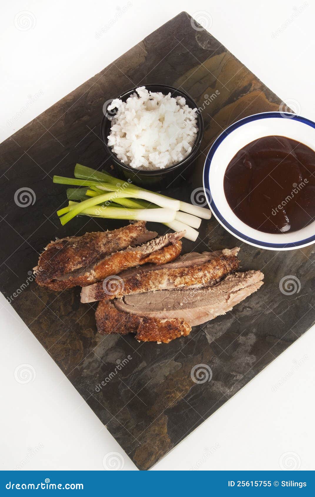 Hoisin Duck stock image. Image of meal, pancakes, meat - 25615755