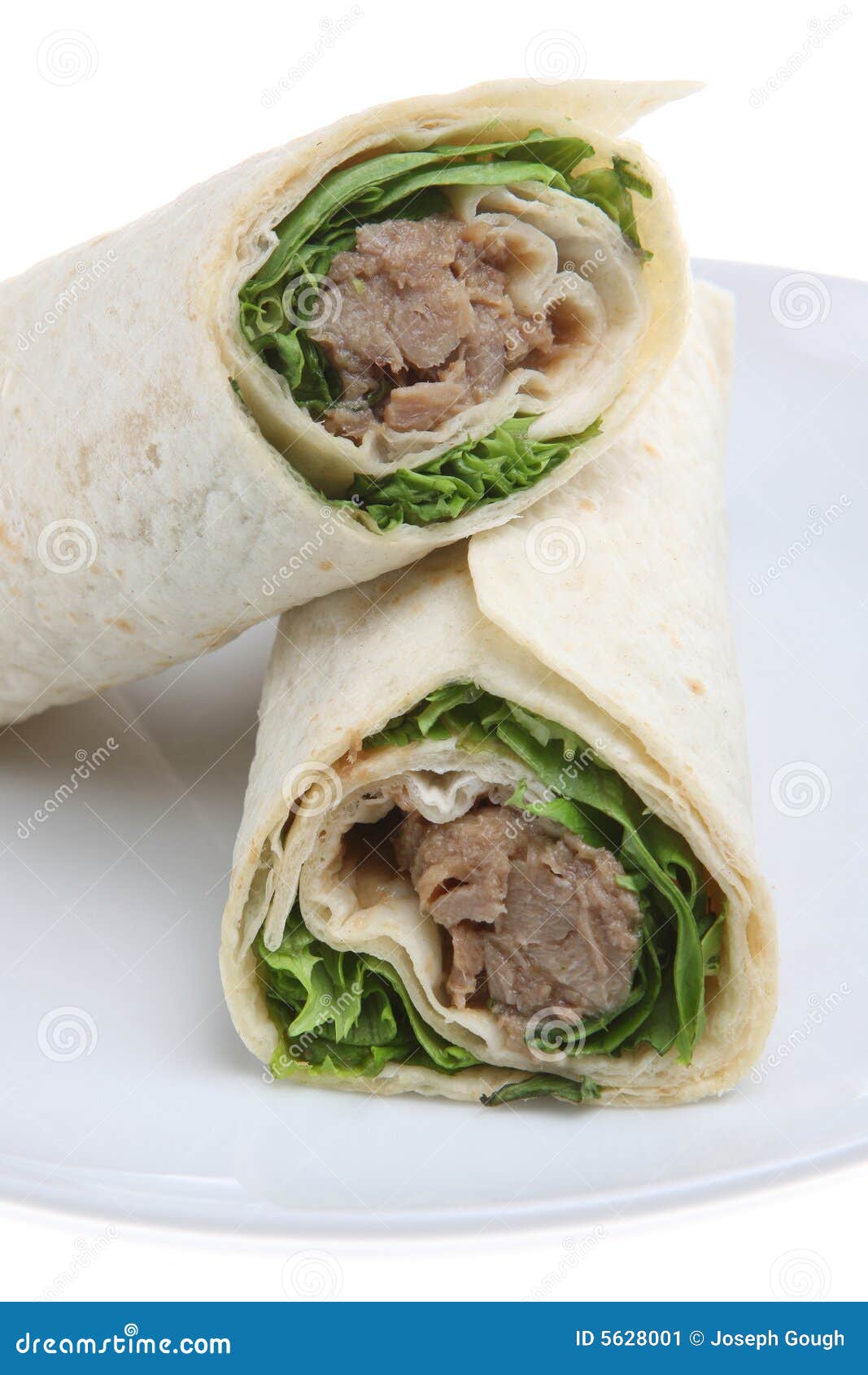 Hoisin Duck Wrap stock image. Image of food, studio, duck - 5628001