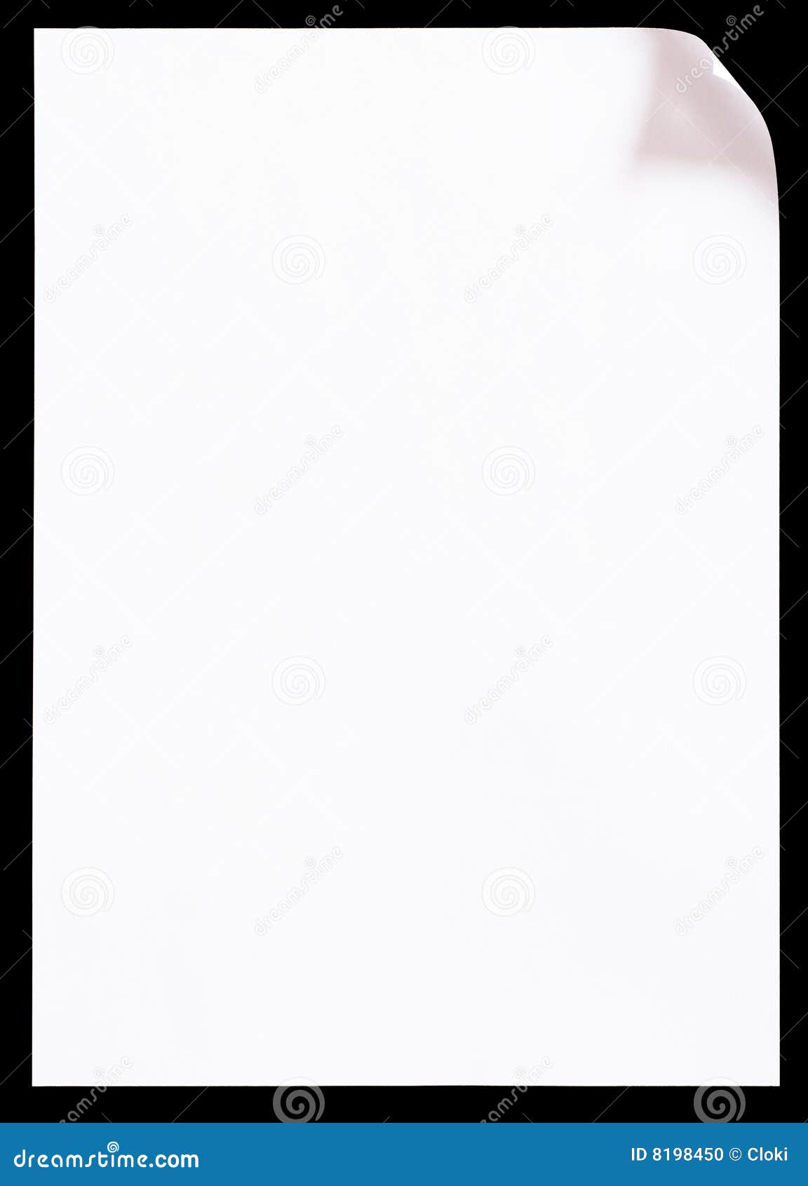 Hoja Blanca En Blanco Del Papel Foto de archivo - Imagen: 8198450 Hoja Blanca En Blanco Del Papel Foto de archivo - Imagen: 8198450