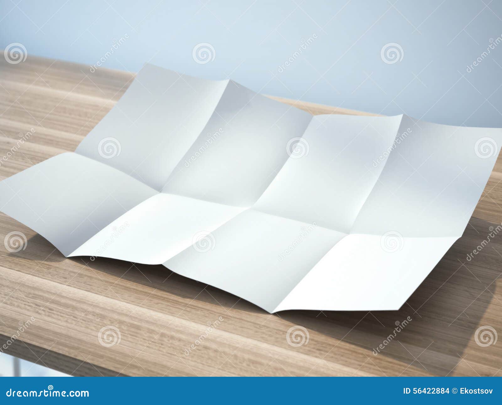 Hoja De Papel Doblada Blanco Foto de archivo - Imagen de doblez ...