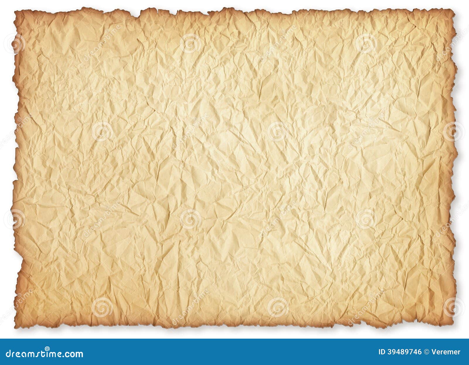 Hoja De Papel Vieja Arrugada. Foto de archivo - Imagen de tarjeta ...