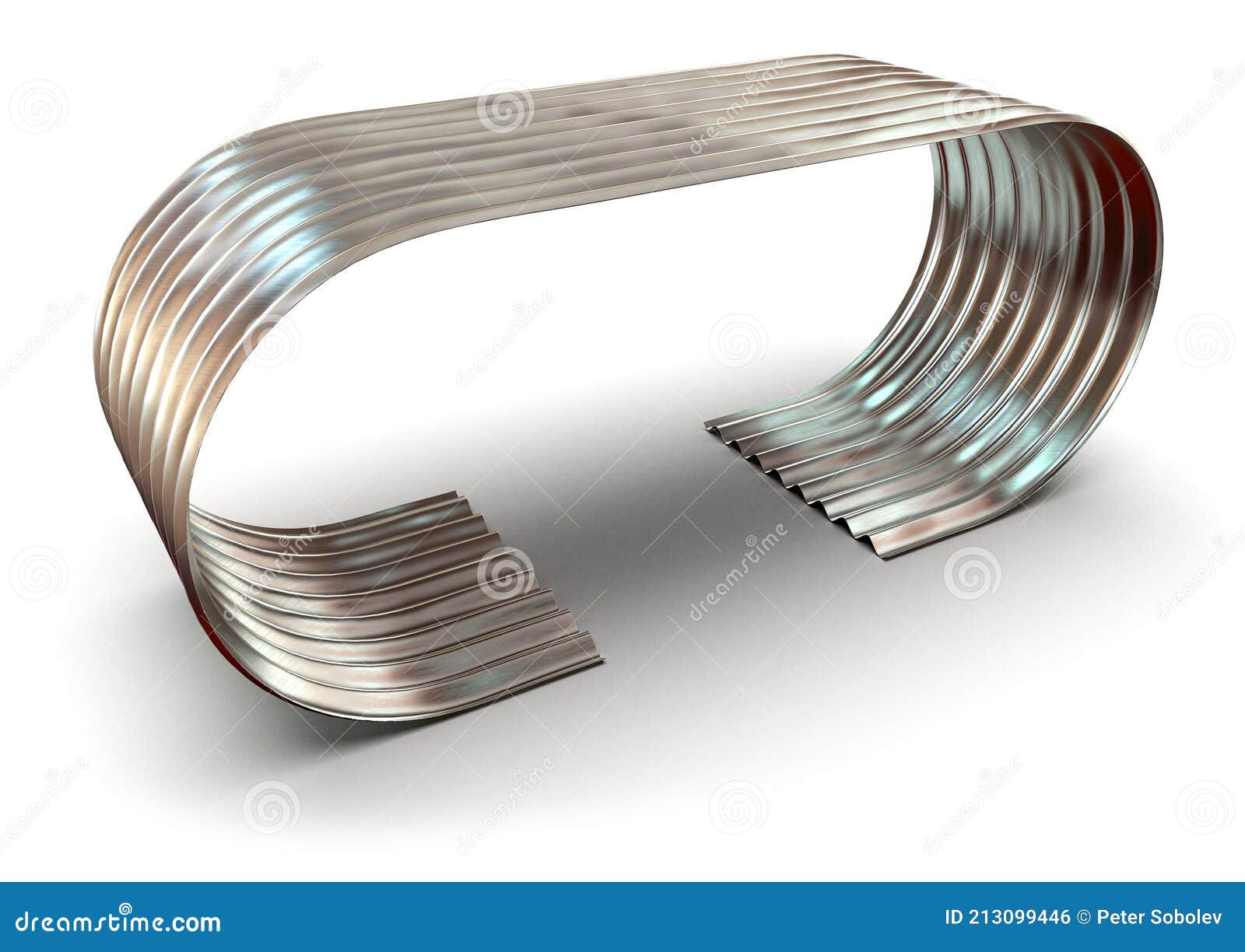 Hoja De Perfil Curvado De Metal Foto de archivo - Imagen de industrial ...