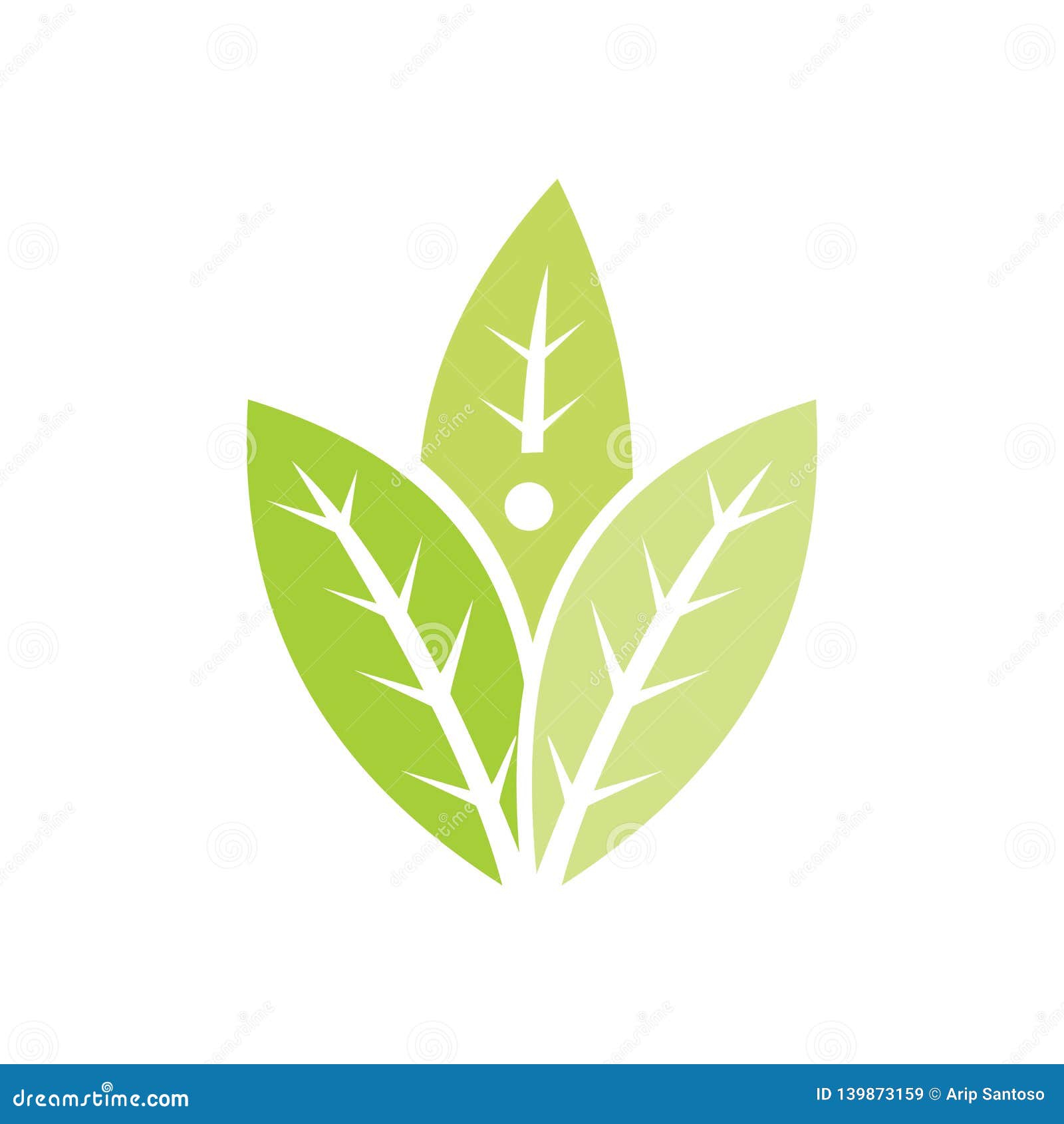 Hoja Logo Design Vector Template Isolated Ilustración del Vector ...