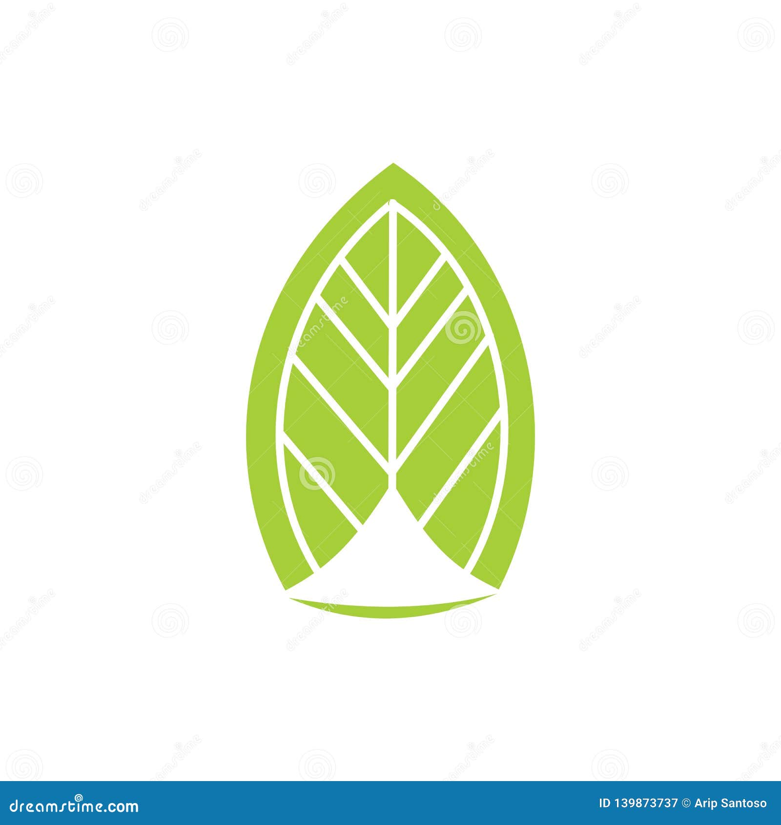 Hoja Logo Design Vector Template Isolated Ilustración del Vector ...