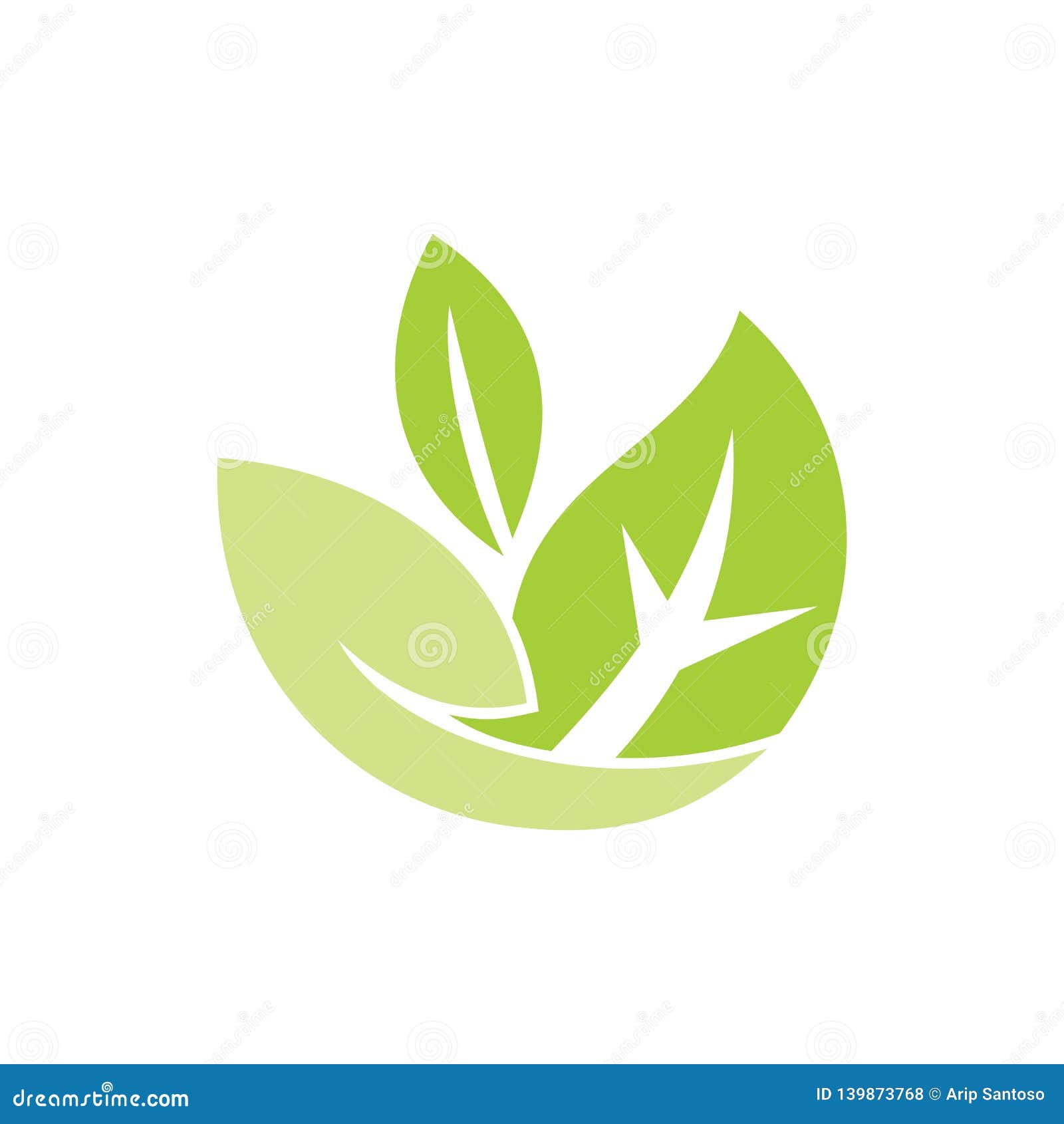 Hoja Logo Design Vector Template Isolated Ilustración del Vector ...