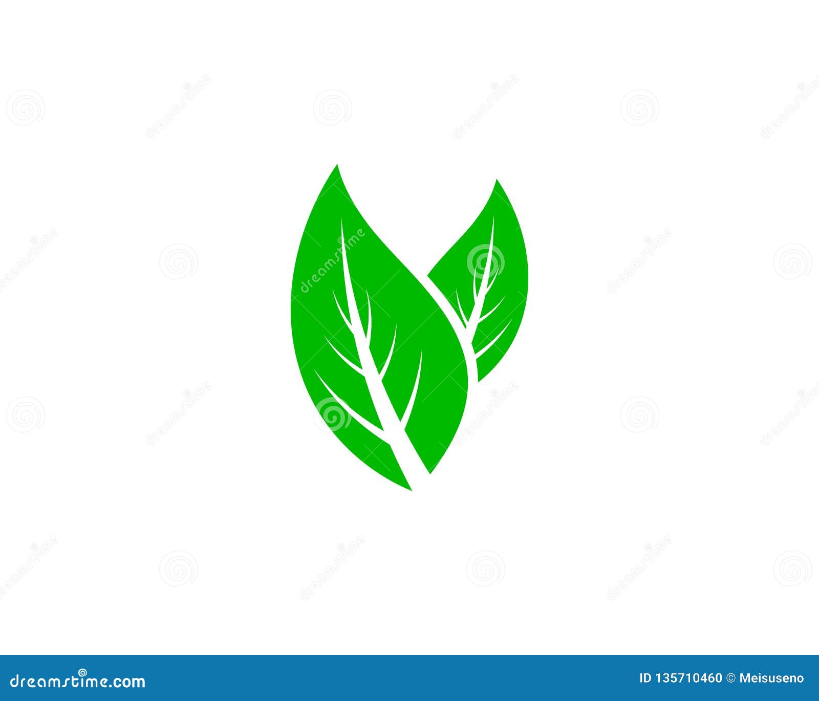 Hoja Logo Template ilustración del vector. Ilustración de flor - 135710460