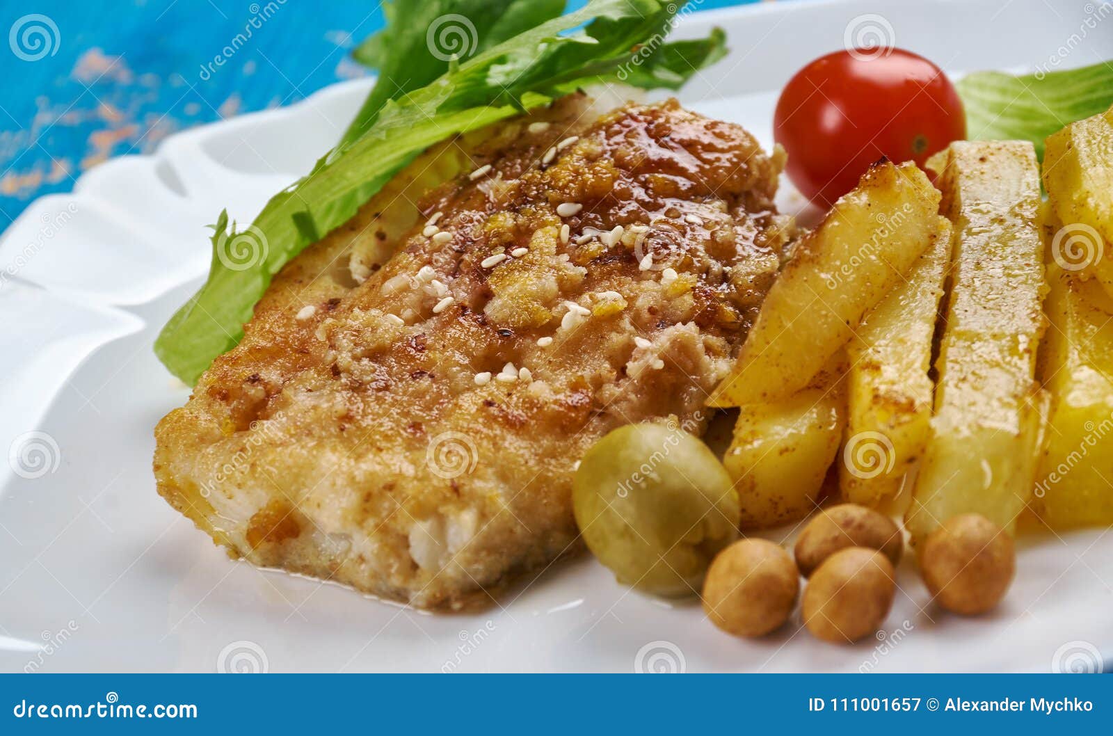 Hoja Pan Cod Del Chino-estilo Imagen de archivo - Imagen de filete ...