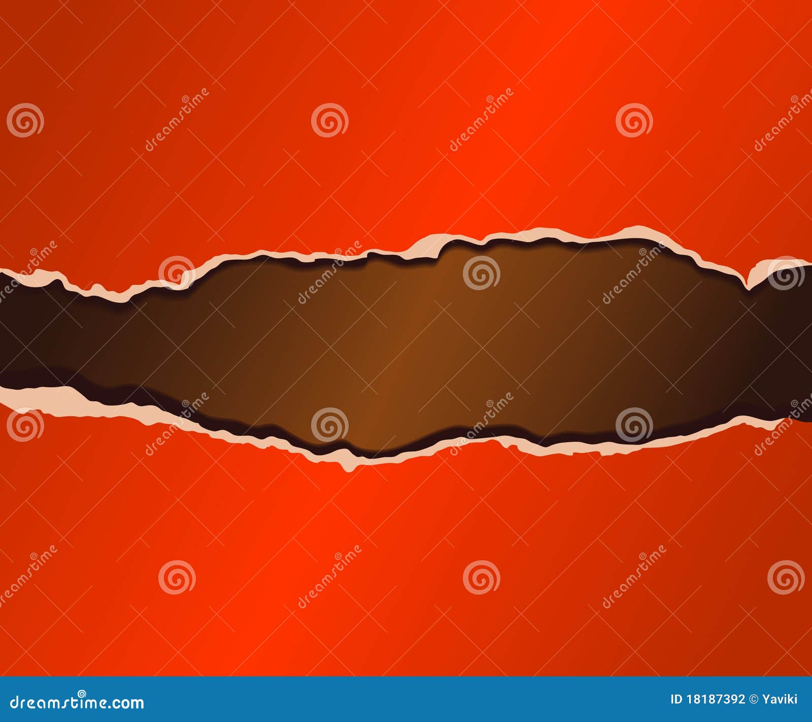 Hoja rasgada de un papel ilustración del vector. Ilustración de corte ...