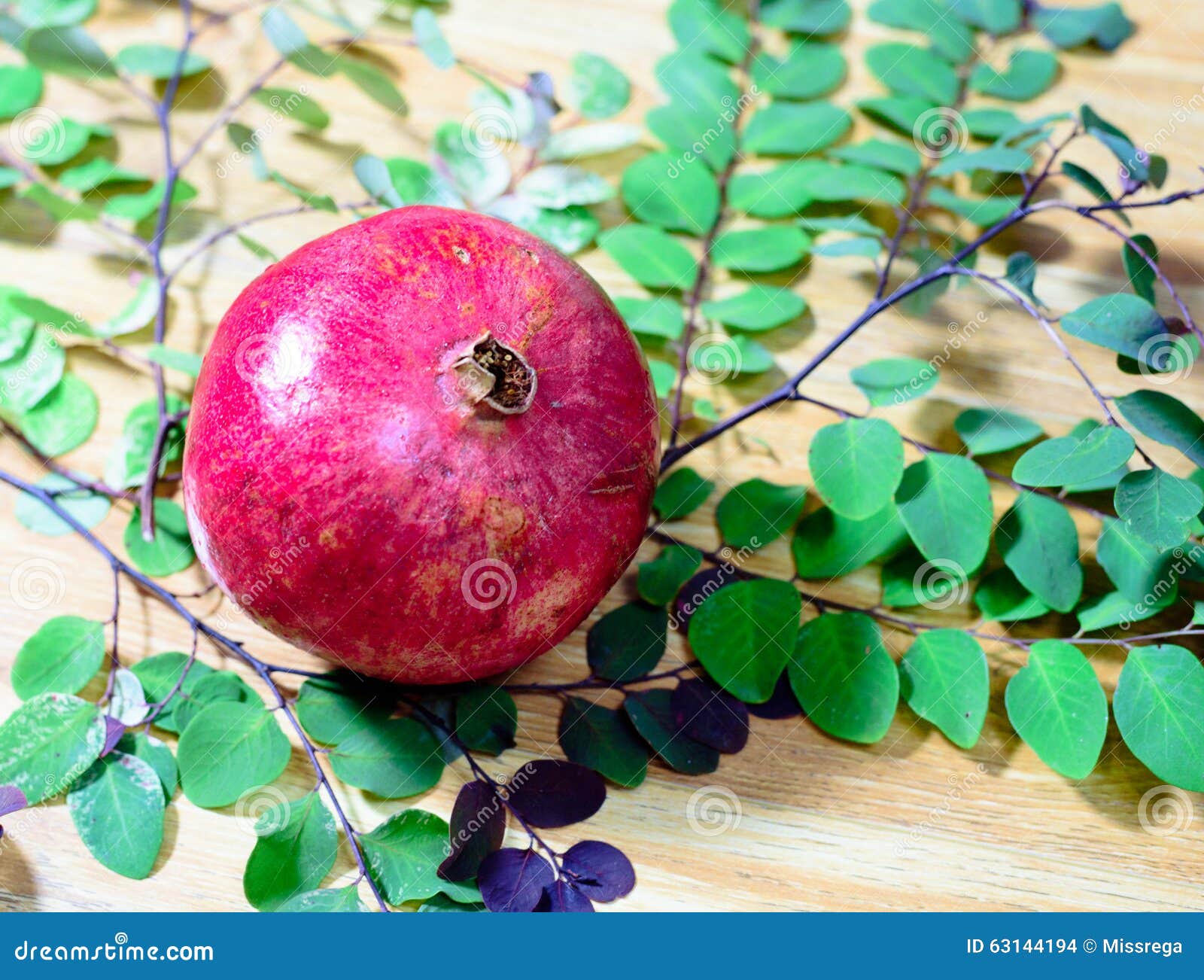 Hojas De La Granada Y Del Verde Foto de archivo - Imagen de verde, jugo ...