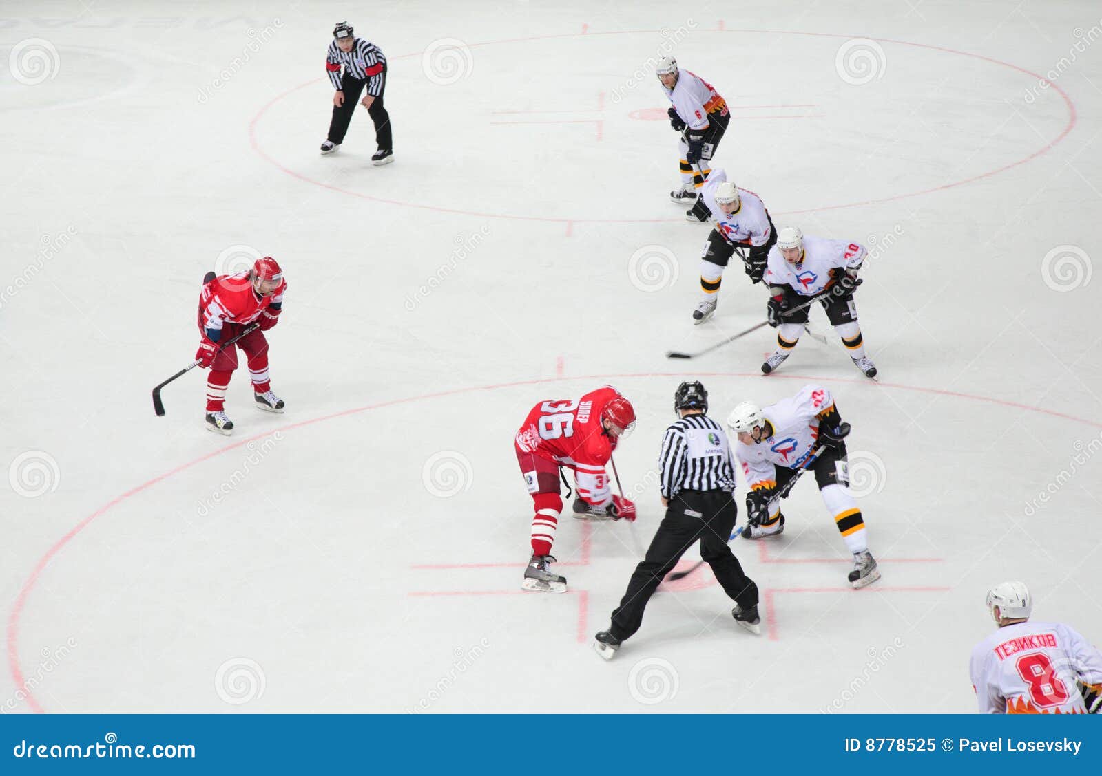 Hokey players on ice editorial image. Image of skating - 8778525