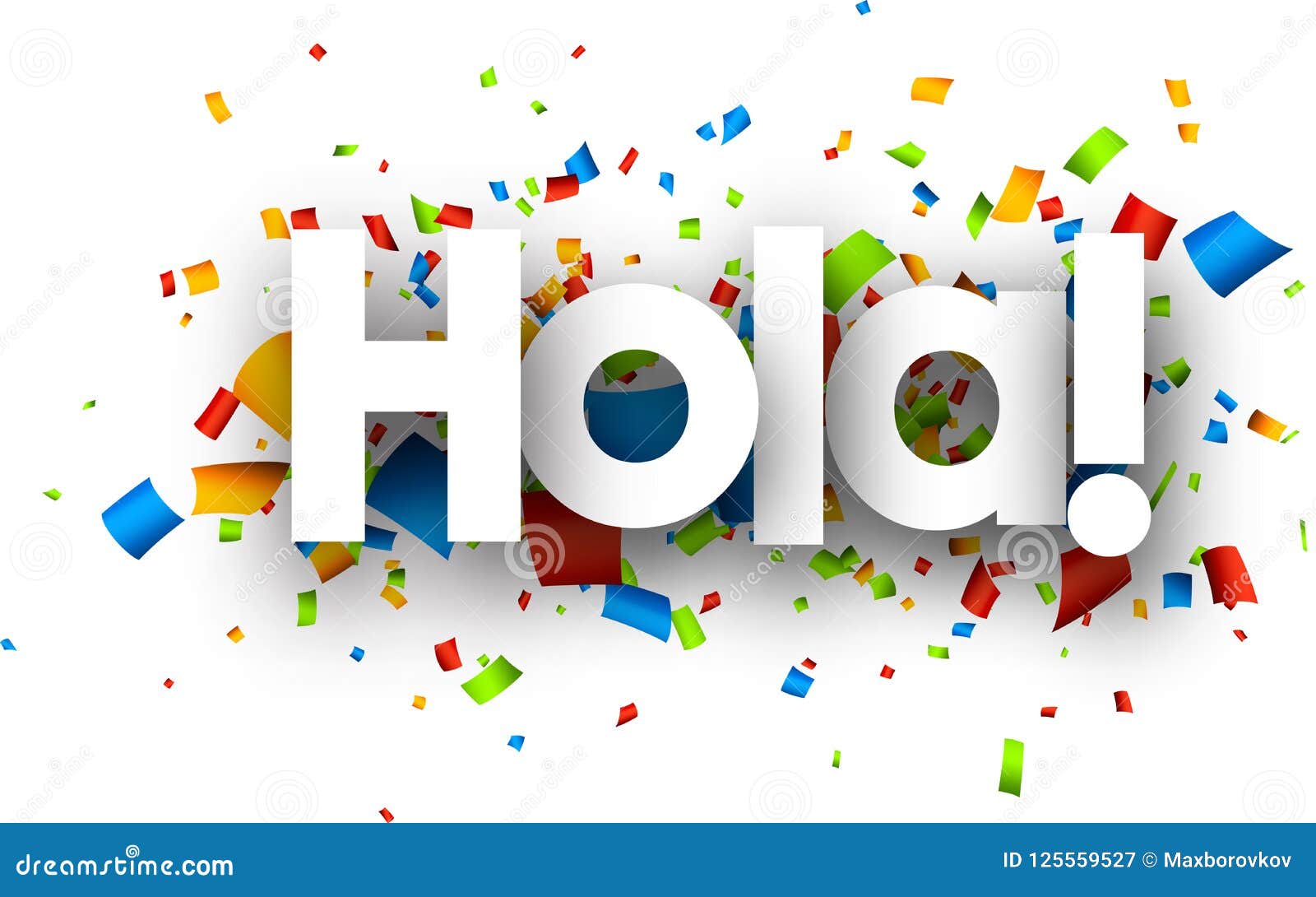 Hola fondo del papel ilustración del vector. Ilustración de muestra ...