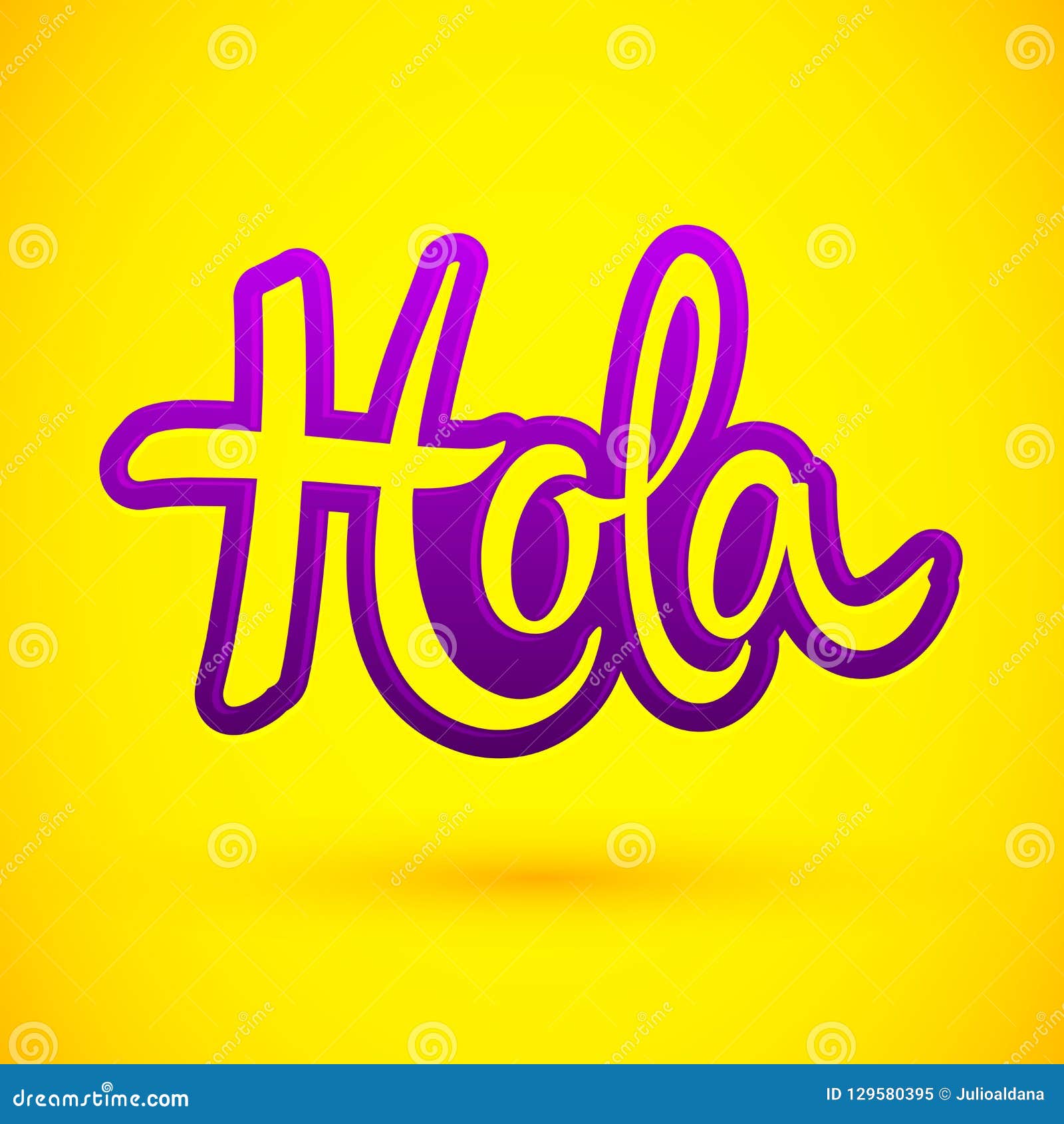 Hola, Hello Spanish Text Vector Lettering Illustration Stock Vector ... Hola, Hello Spanish Text Vector Lettering Illustration Stock Vector ...
