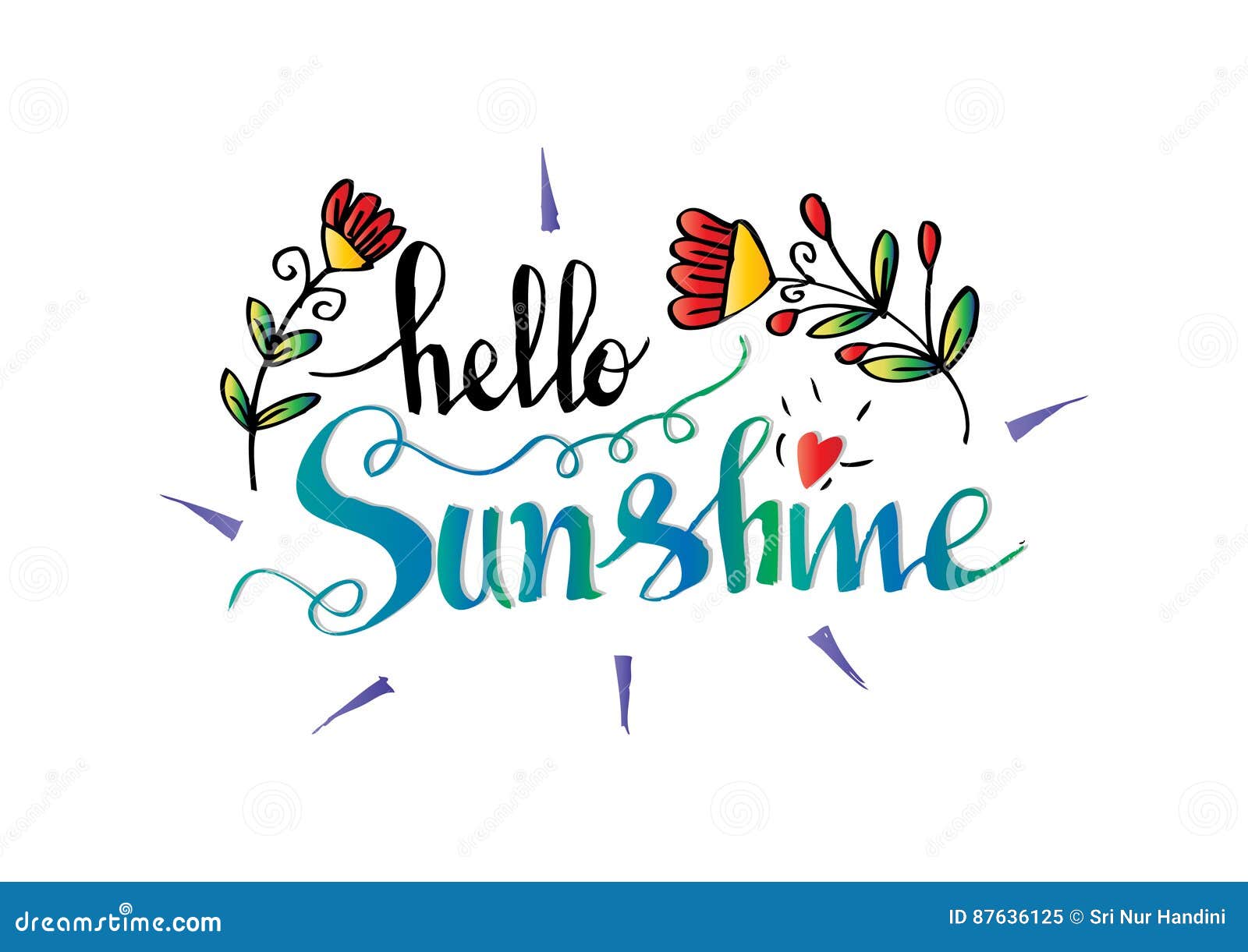 Hola sol stock de ilustración. Ilustración de hola, concepto - 87636125