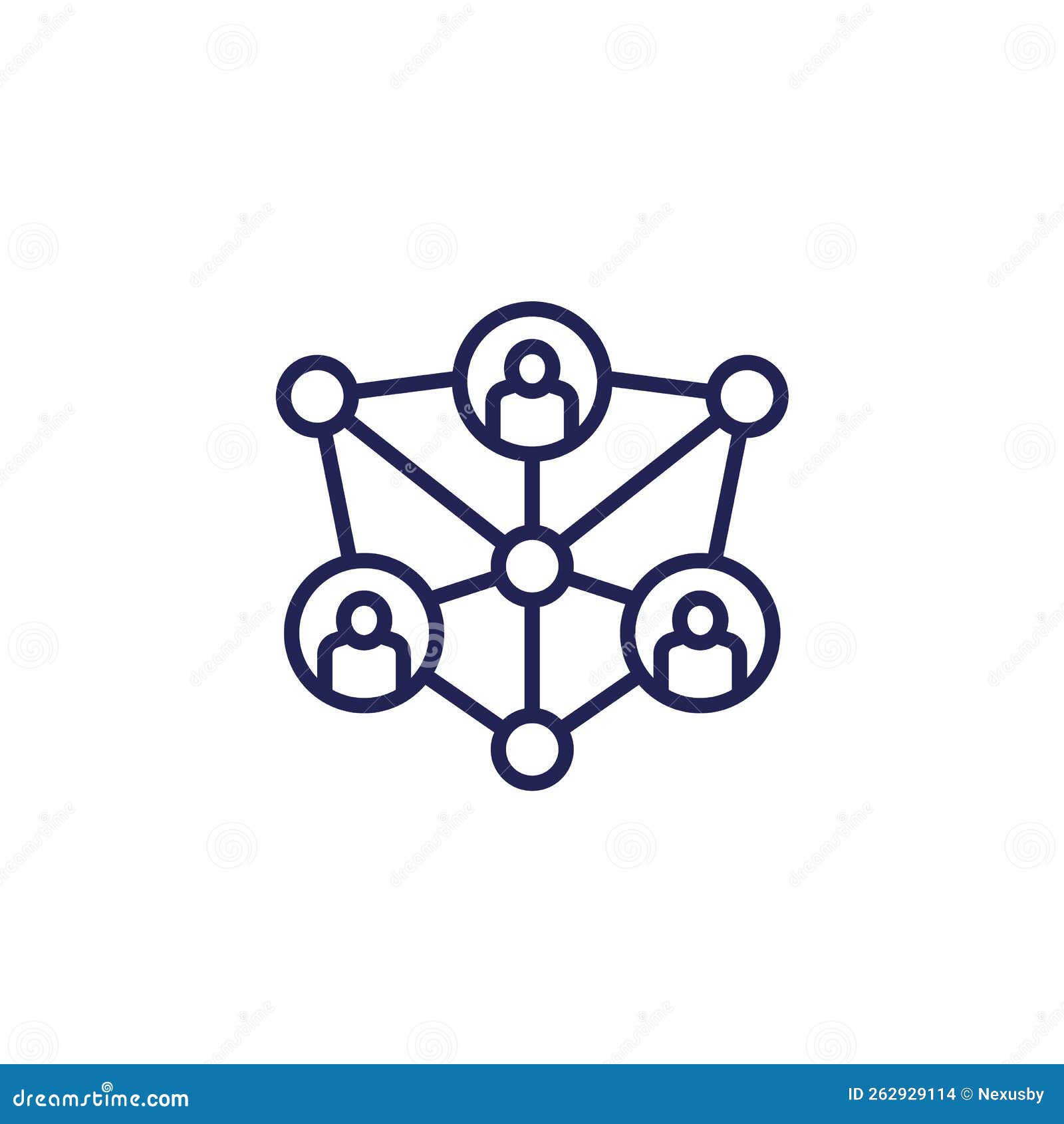 Holacracy Icon, Method Of Decentralized Management Cartoon Vector ...