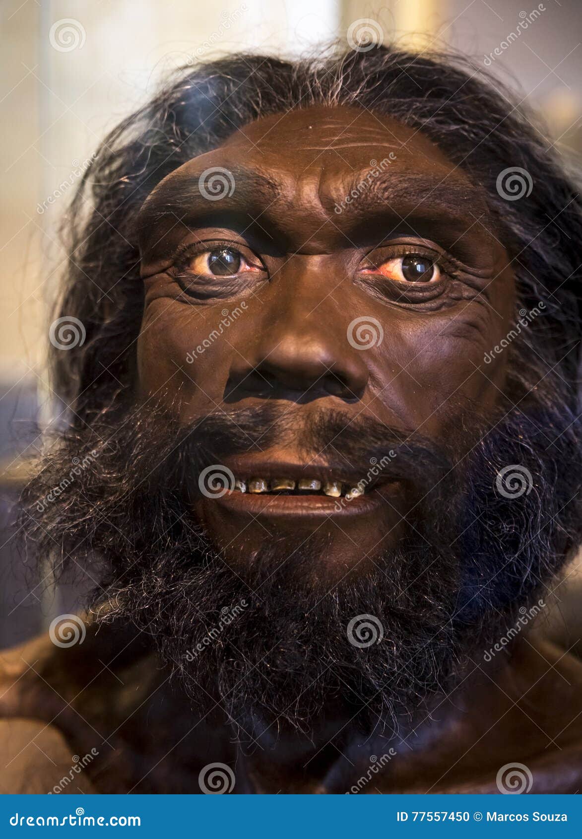 Holbewoner redactionele afbeelding. Image of been, jura - 77557450