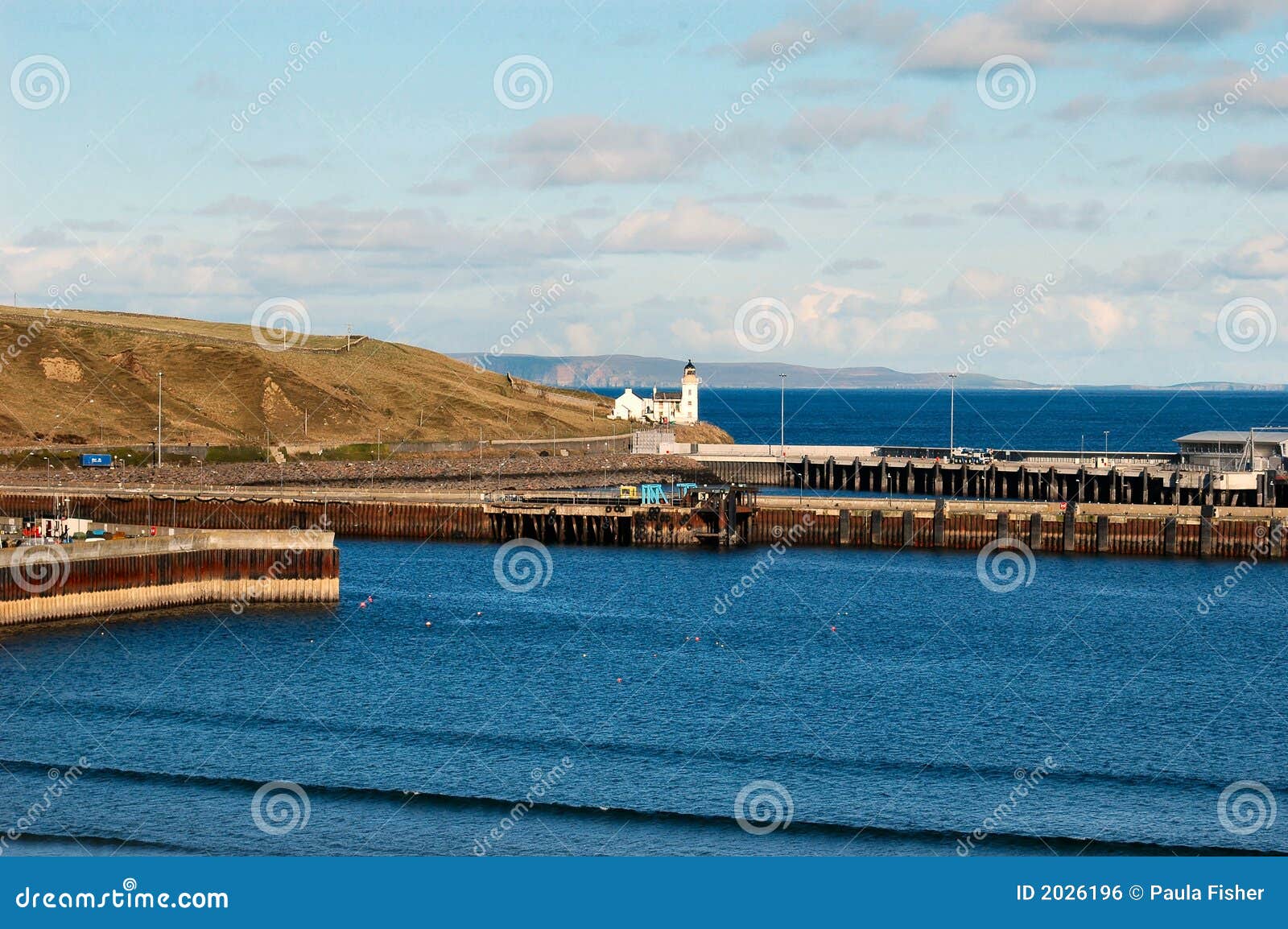 Holborn Head Lighthouse stock photo. Image of atlantic - 2026196