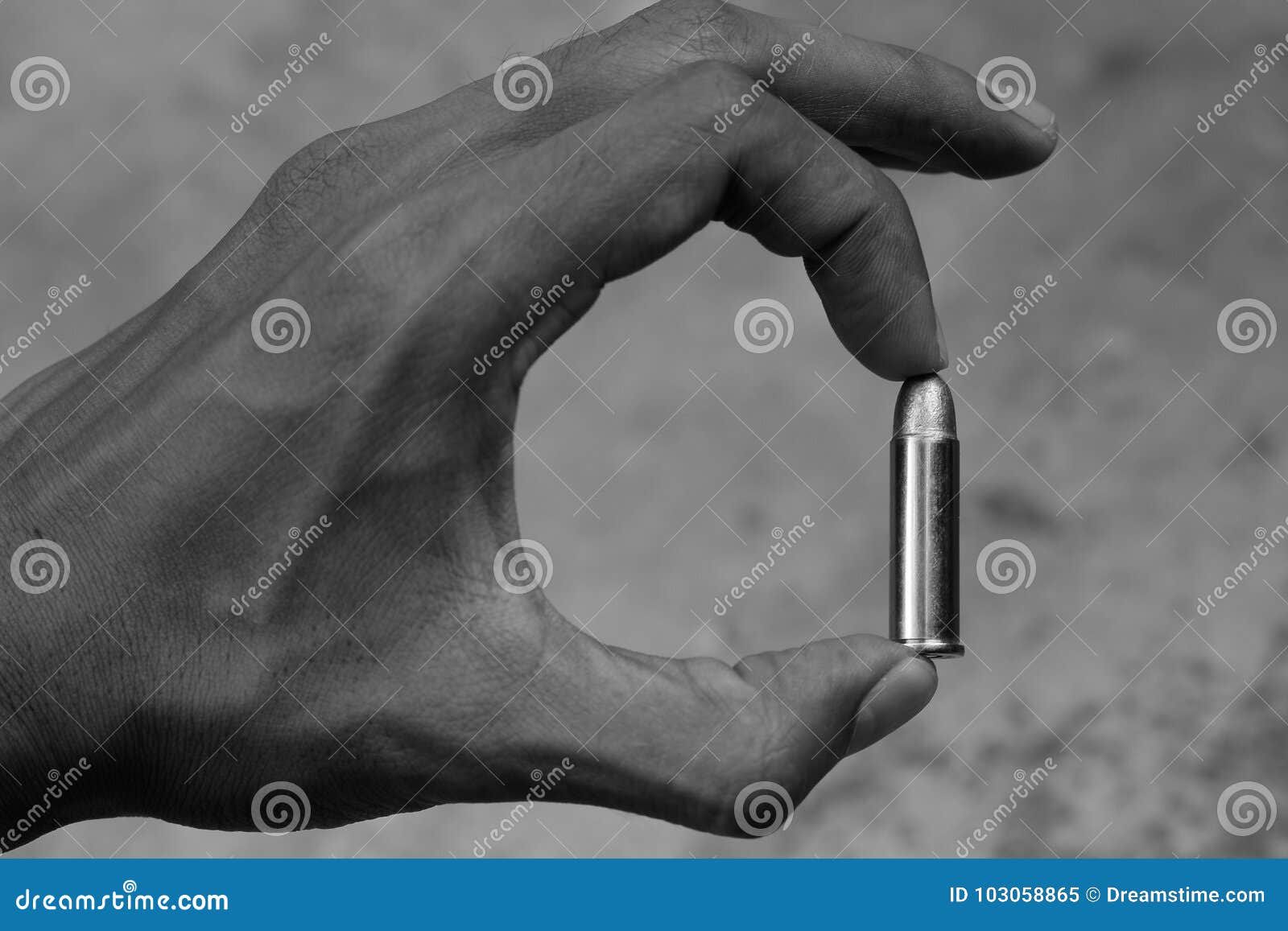 Hold a bullet stock image. Image of hope, revolver, decoration - 103058865