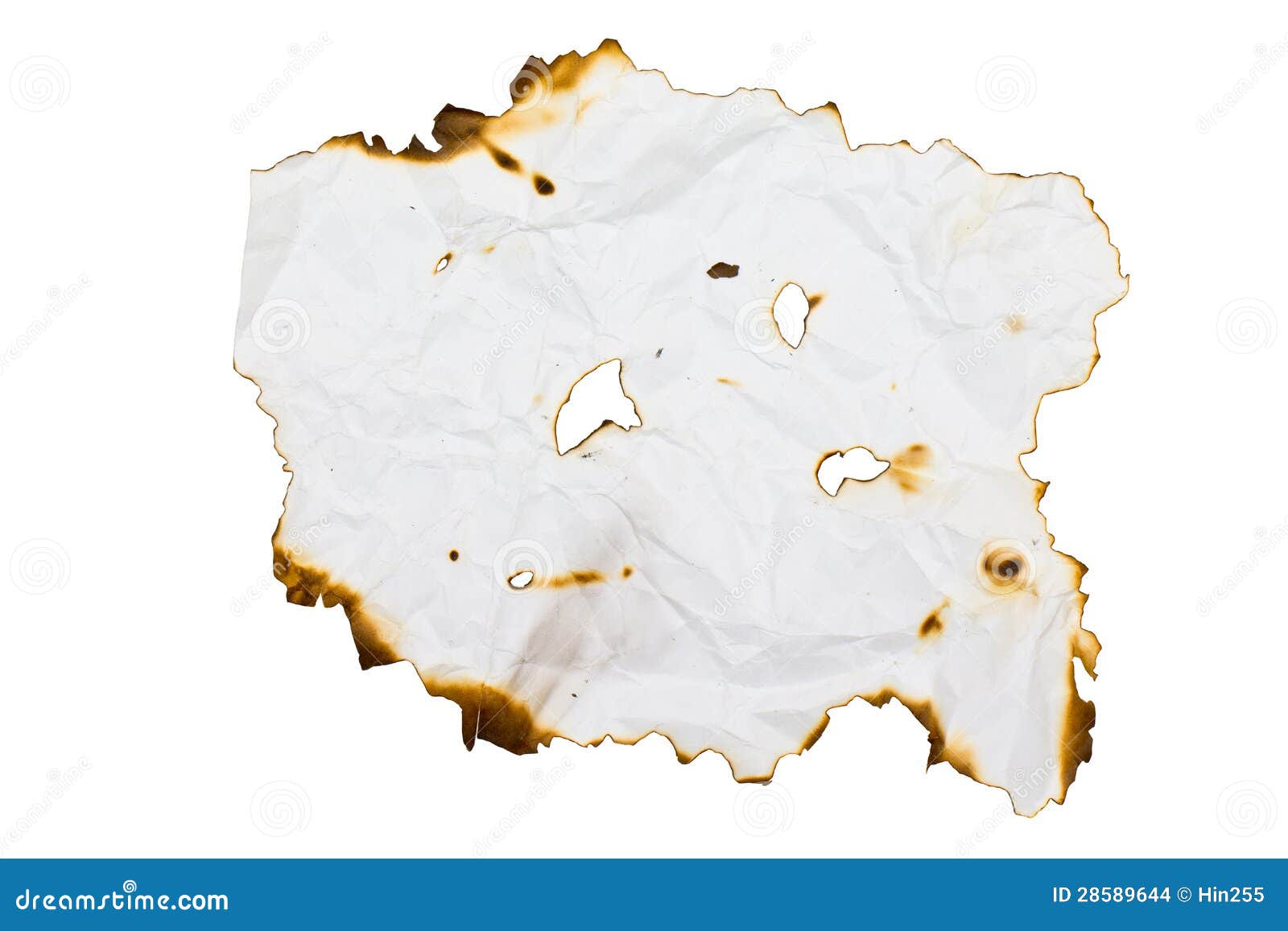 Hold Burn Paper with Clipping Path Stock Photo - Image of page ...