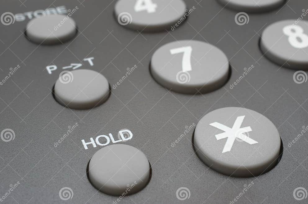 Hold Button (phone Keyboard) Stock Photo - Image of sign, connect: 6412622