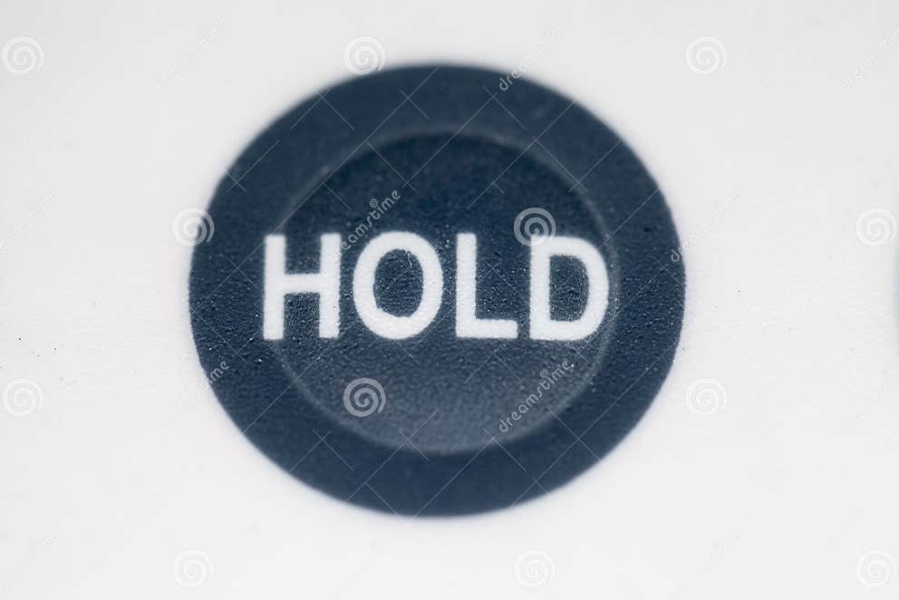 Hold button stock photo. Image of push, start, dimensional - 50408782