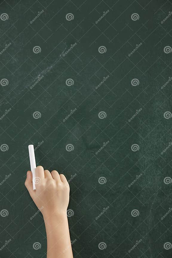 Hold chalk stock image. Image of black, chalk, chalkboard - 14880243