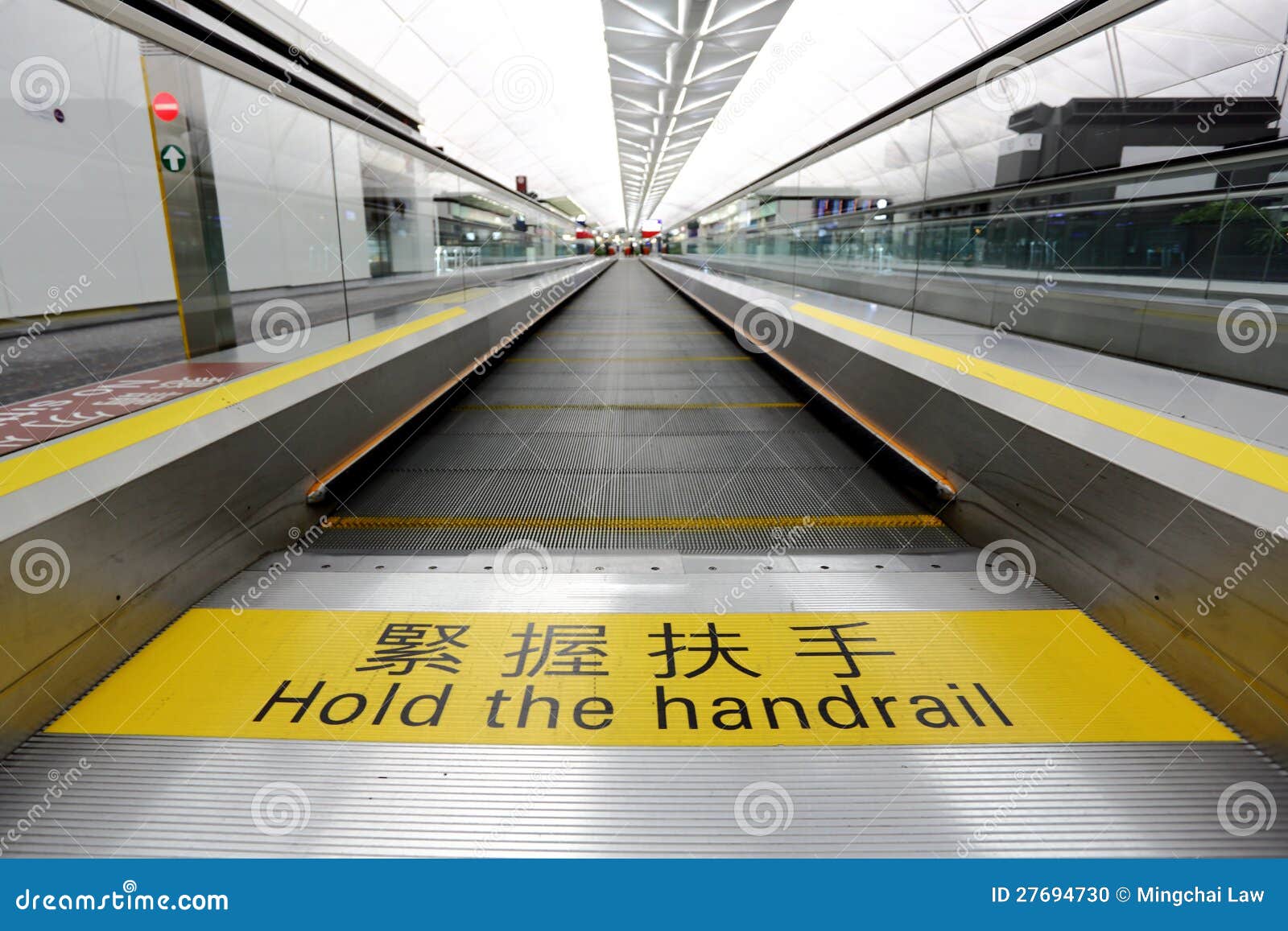 Hold the handrail stock photo. Image of road, floor, escalators - 27694730