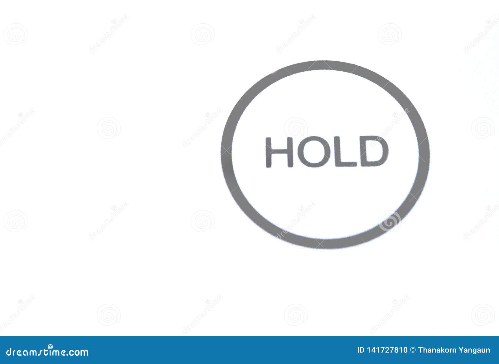 Hold Label on White Background. Stock Photo - Image of waiting ...