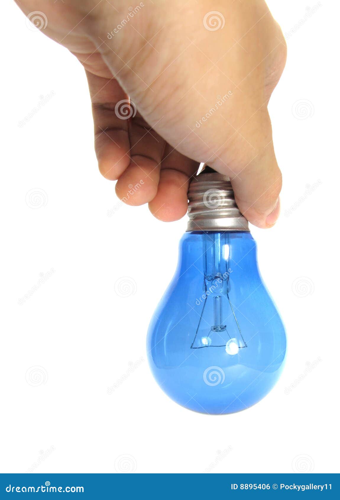 Hold the Light Bulb stock photo. Image of winning, energy - 8895406