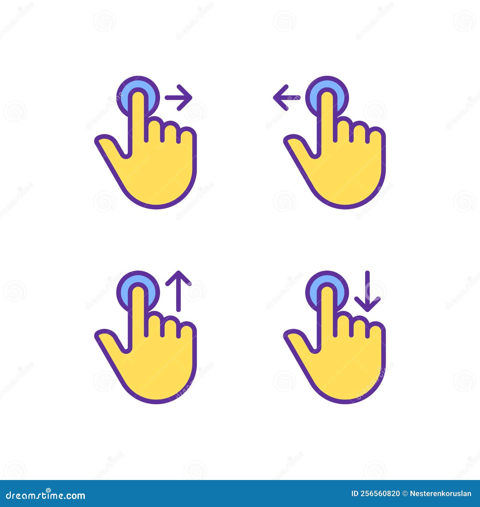 Hold and Move Pixel Perfect Yellow RGB Color Icons Set Stock Vector ... Hold and Move Pixel Perfect Yellow RGB Color Icons Set Stock Vector ...