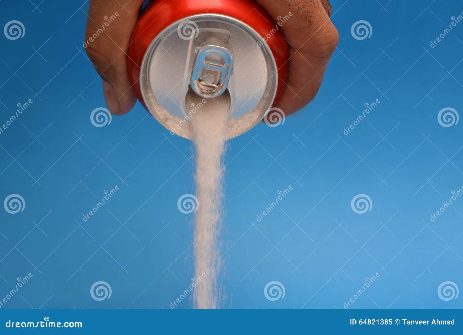 Hold a Soda Cane with High Amount of Sugar Stock Image - Image of idea ...
