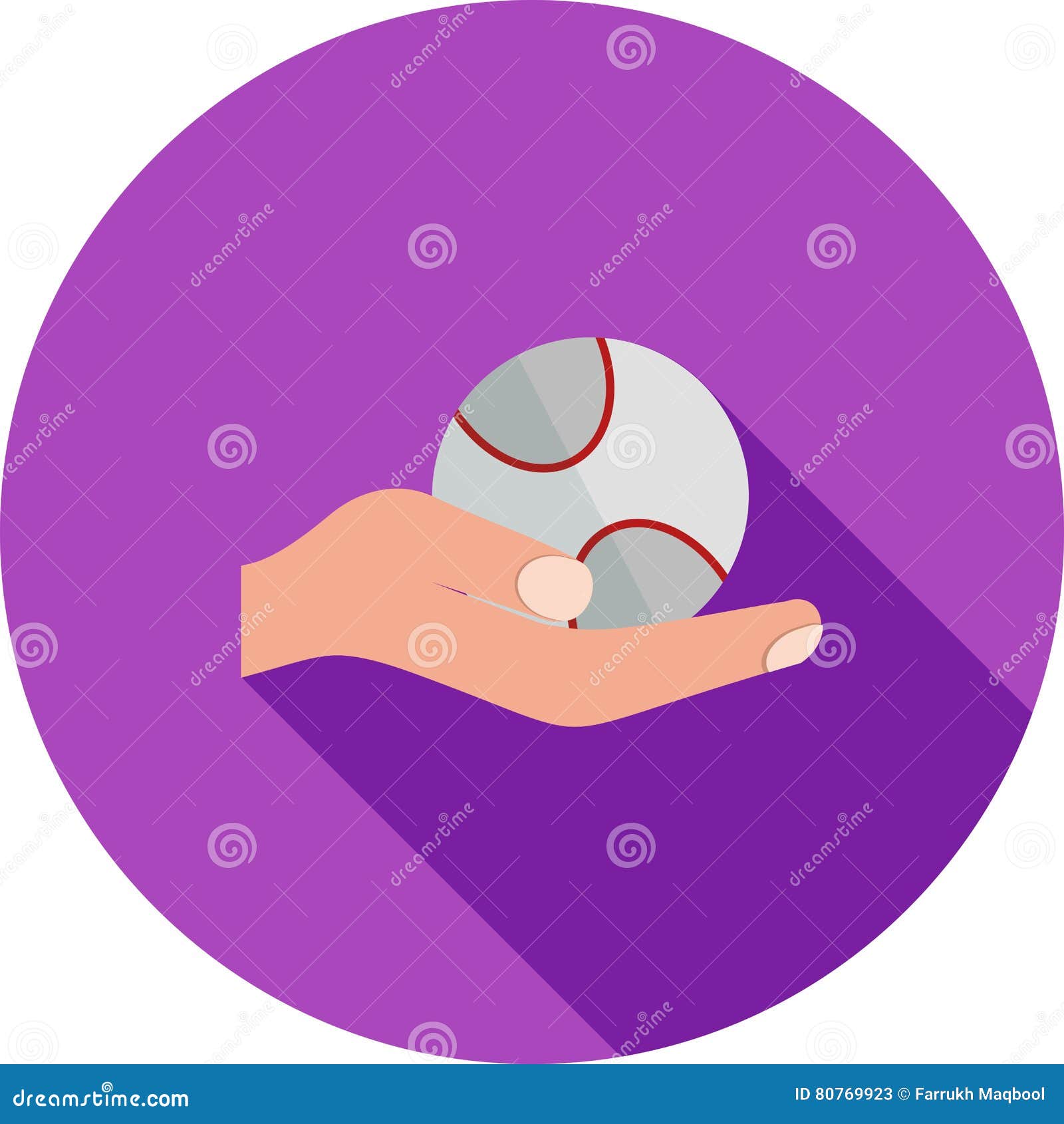 Holding Ball stock vector. Illustration of shot, strong - 80769923