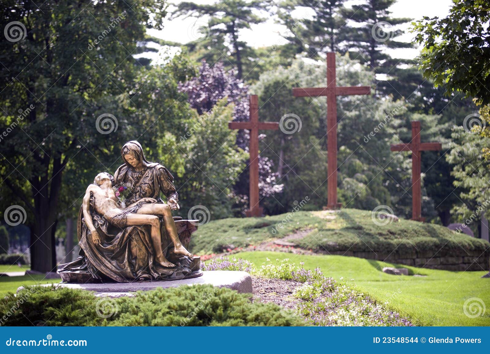 Holding the Body stock photo. Image of wooden, mary, christ - 23548544